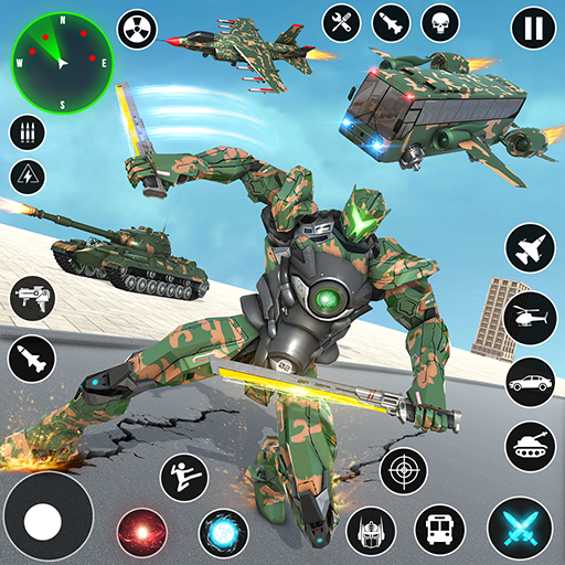 US Army Robot Tanks Of War Robot Transform Flying School Bus ...