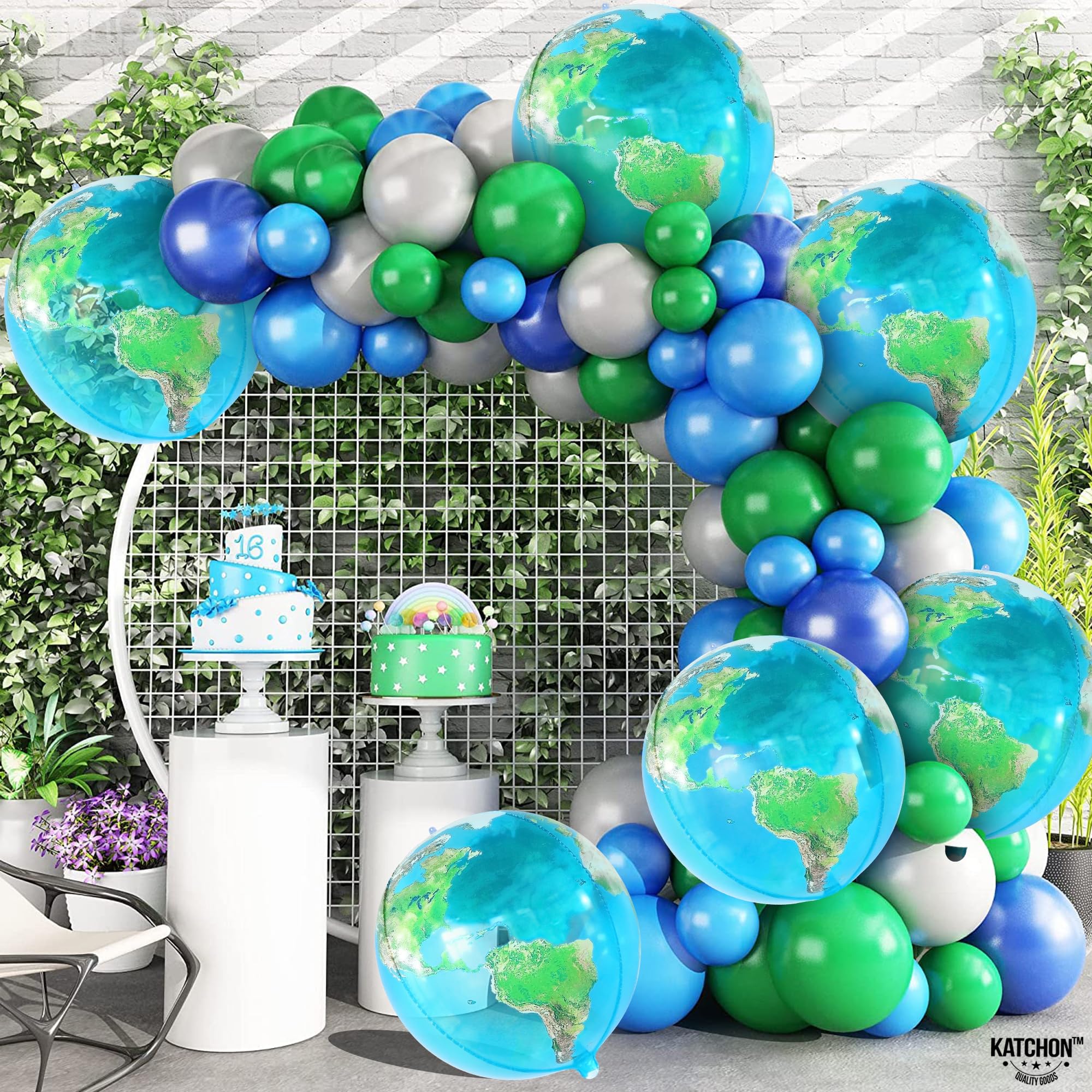 Snapklik.com : Globe Balloons For Earth Day Decorations - Huge 22 Inch ...