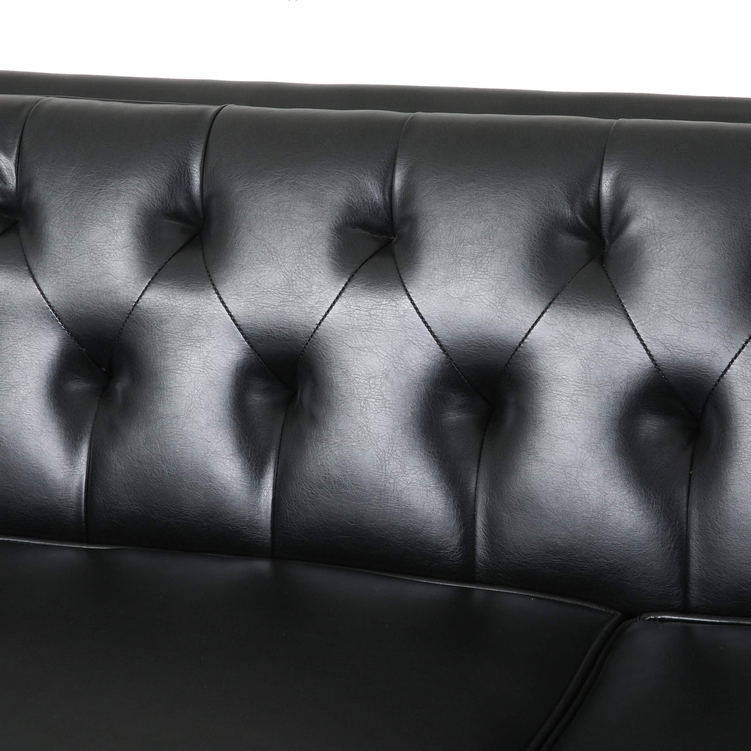 Black Leather Sofa Texture
