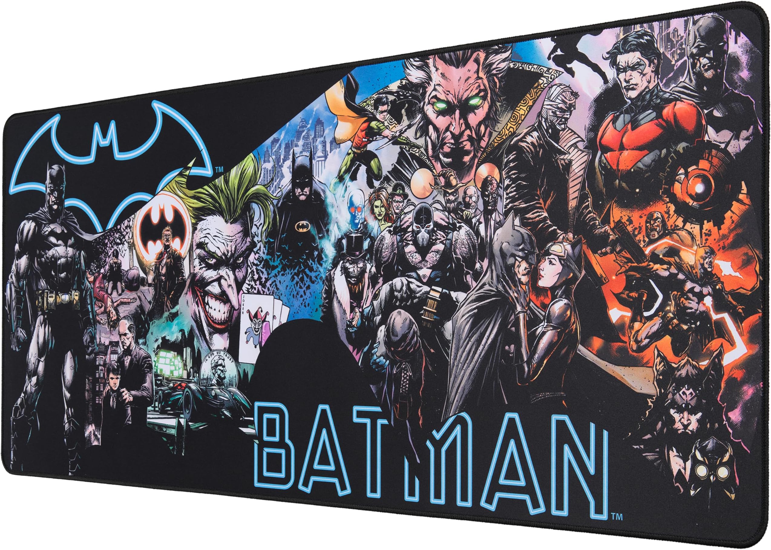 Amazon.com: DC Comics Batman XXL Mouse Pad 35 in x 15.7 in - Gift ...