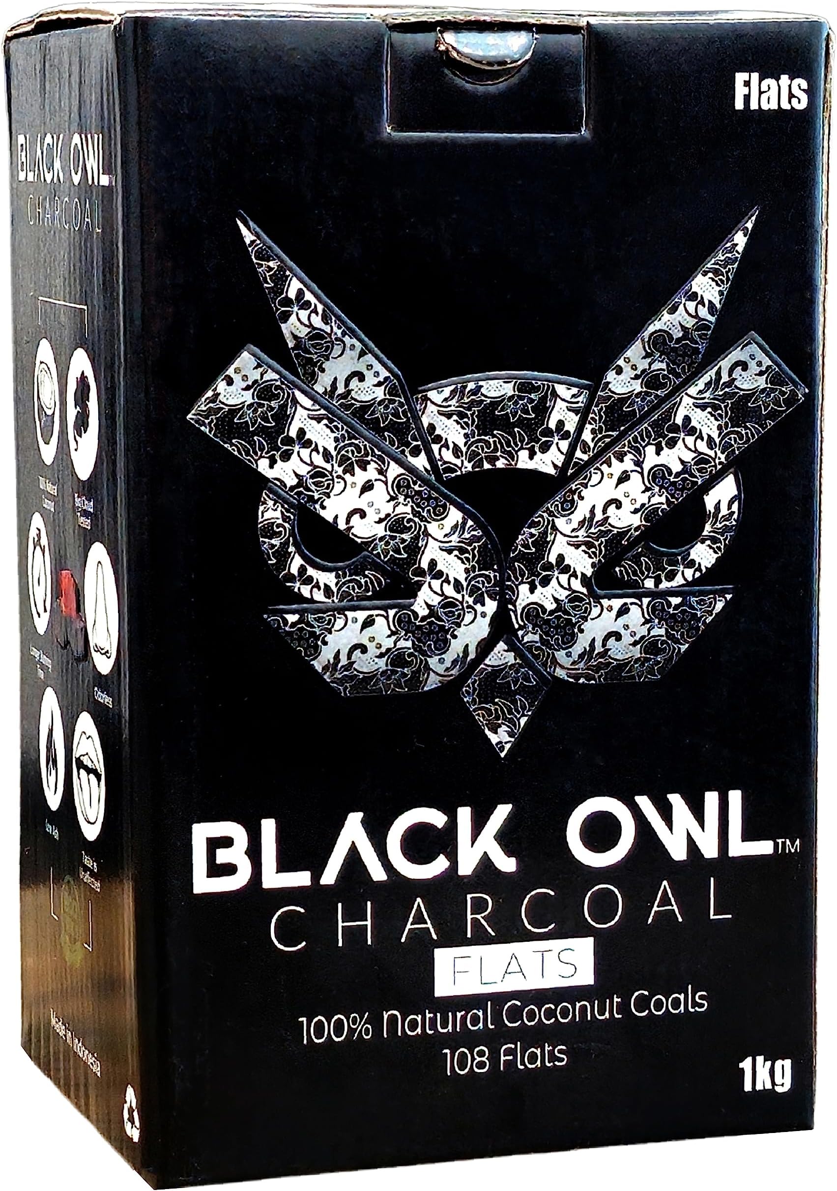 Amazon.com : Black Owl Natural Coconut Shell Charcoal Cubes Perfect for ...