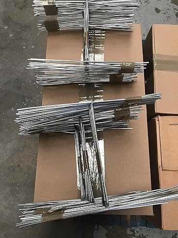 Amazon.com : 100 Pack, H-Stakes, H Frame Wire Stakes 12'' Tall and 9 ...