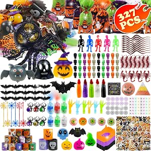 Amazon.com: 327 PCS Halloween Party Assortment Bulk Goodies Party Bags ...