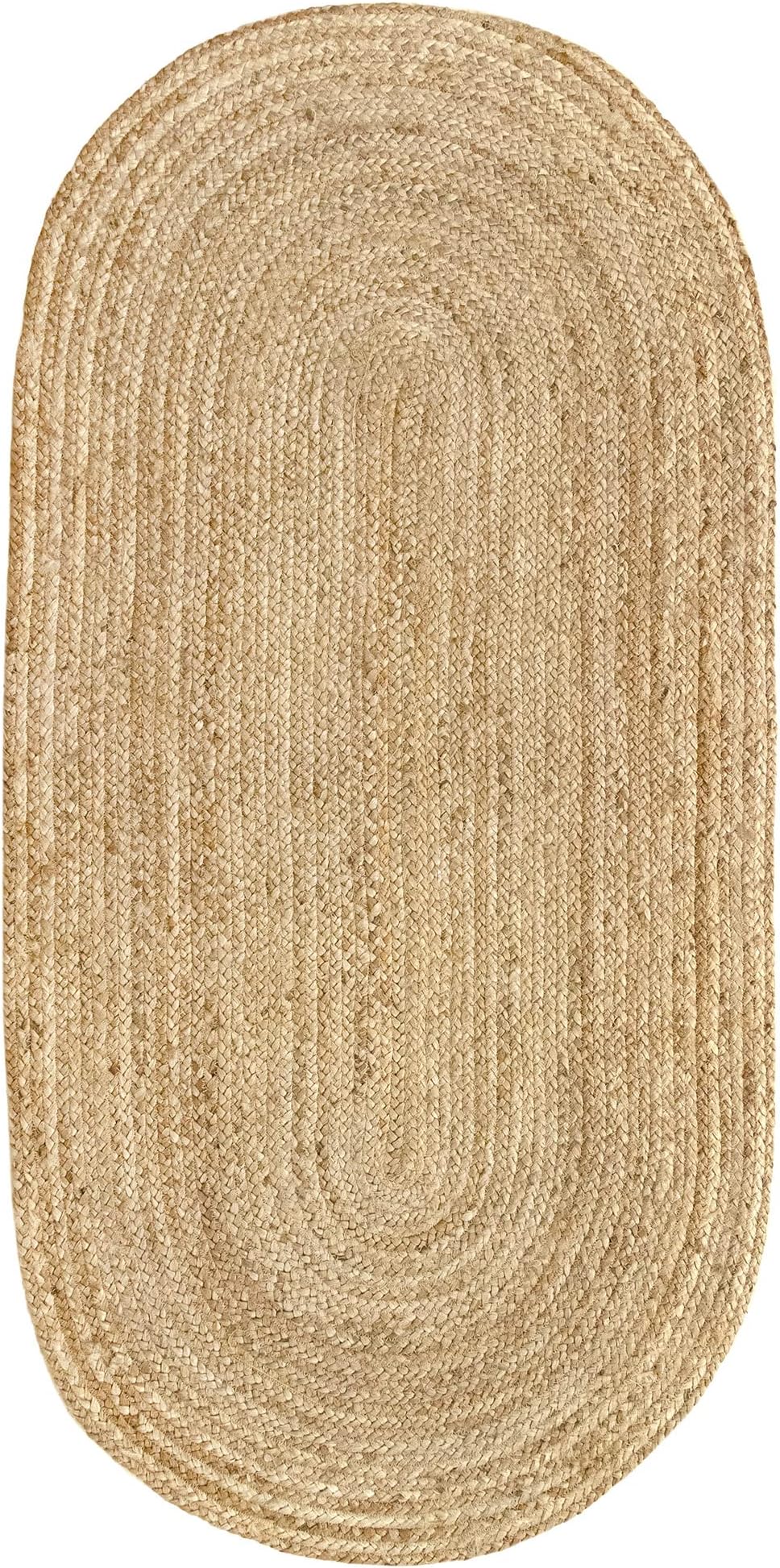 Chardin home Farmhouse Jute Braid Oval Rug | Perfect as Doormat| Great ...