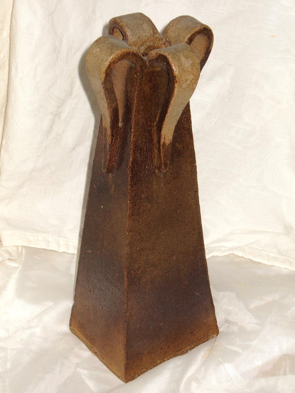 Amazon.com: VINTAGE 1970'S OCASIO CERAMIC PYRAMID ART VASE : Home & Kitchen