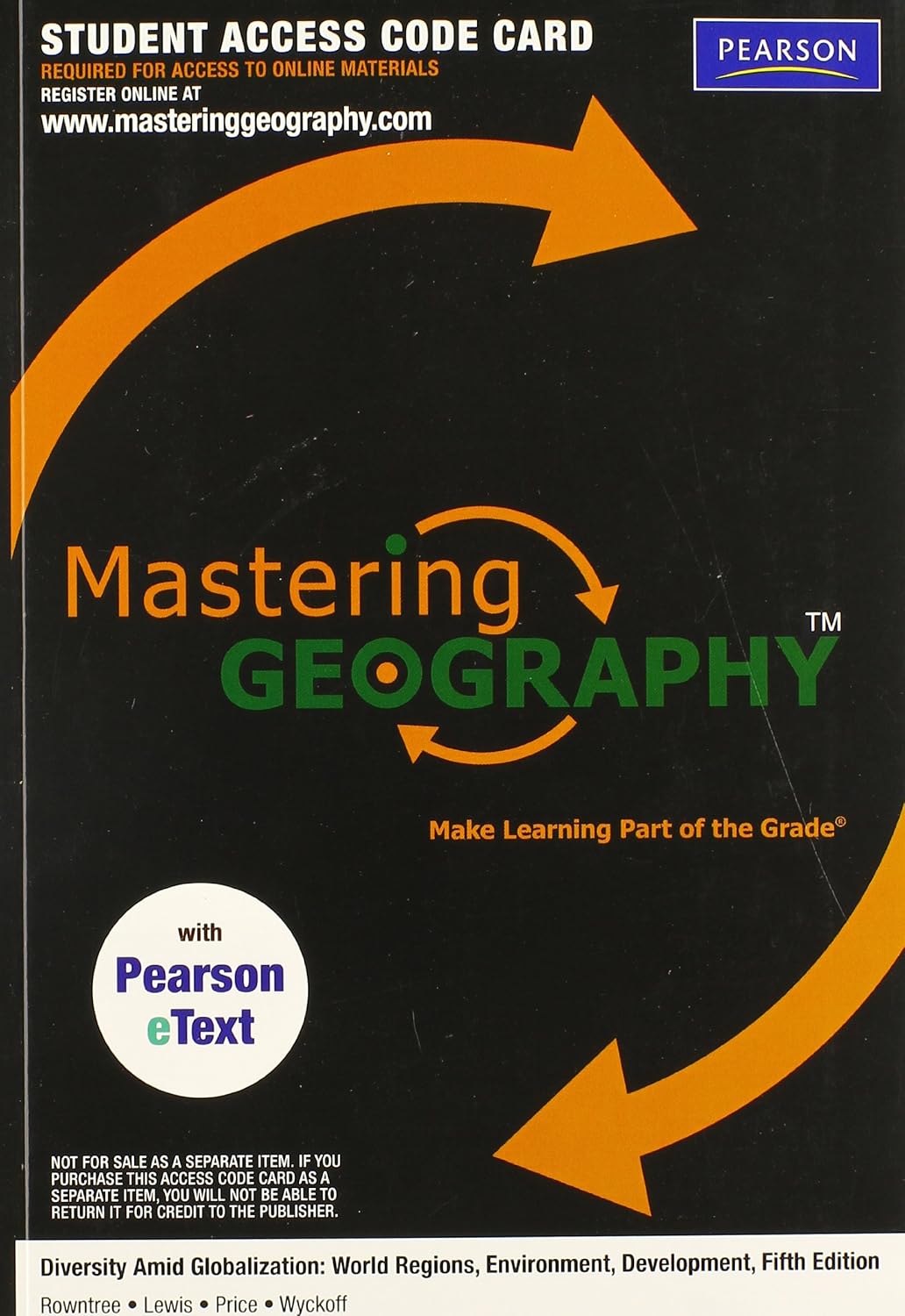 Mastering Geography with Pearson eText - Valuepack Access Card - for ...