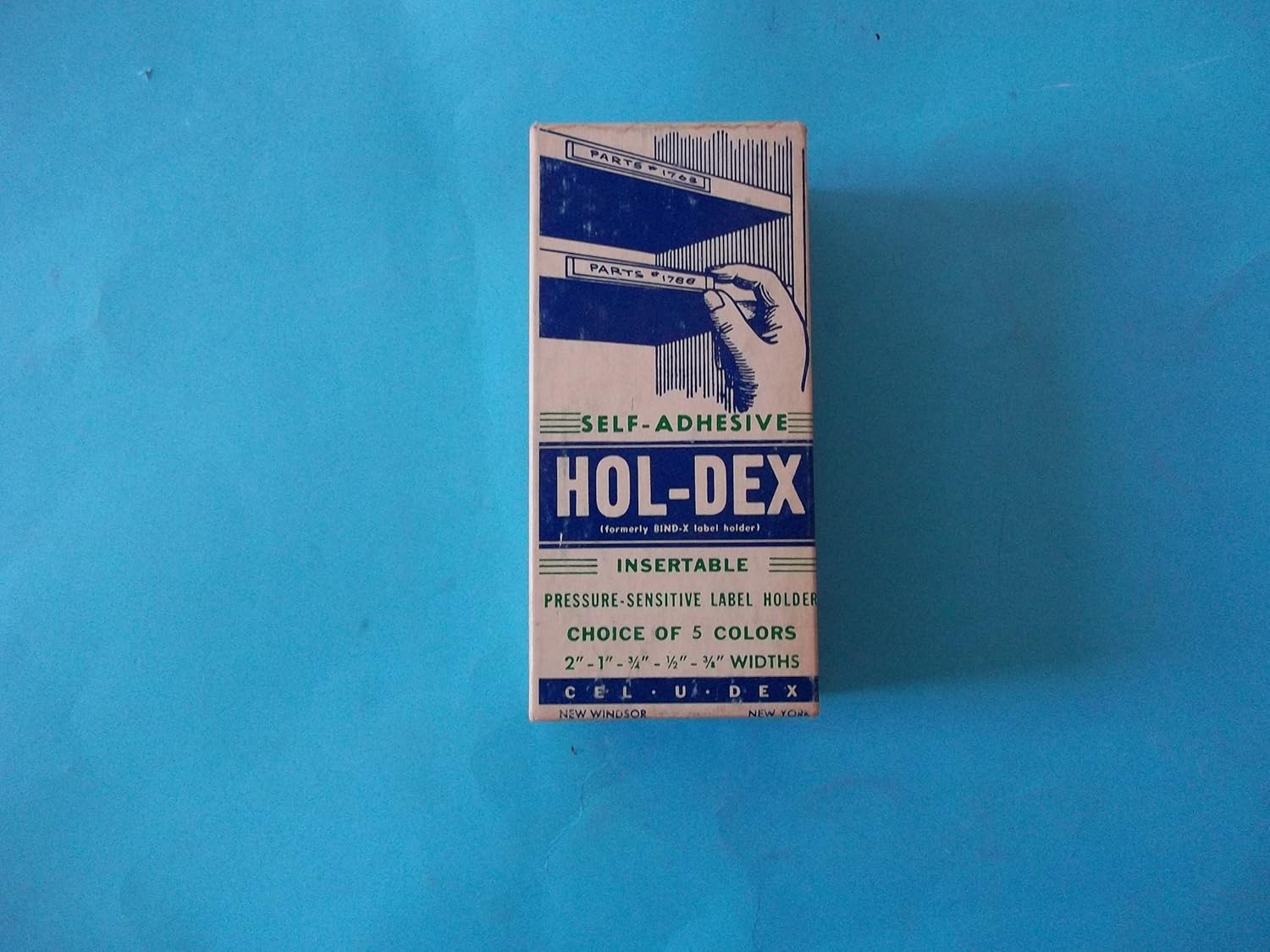 Amazon.com: Hol-Dex Label Holder Box Period Piece 3" x 6 1/2" x 2 1/2 ...