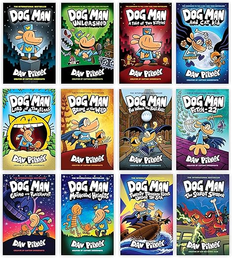 Dogman Series 1-12 Complete Books Set by Dav Pilkey: Dav Pilkey: Amazon.com: Books