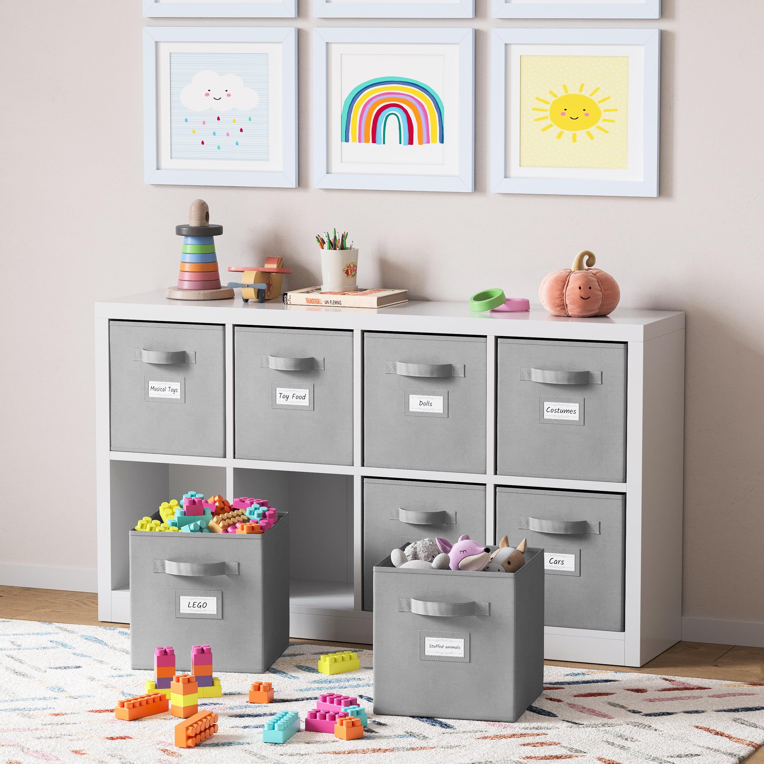 Snapklik.com : Royexe Fabric Storage Cubes For Cube Storage Organizer ...