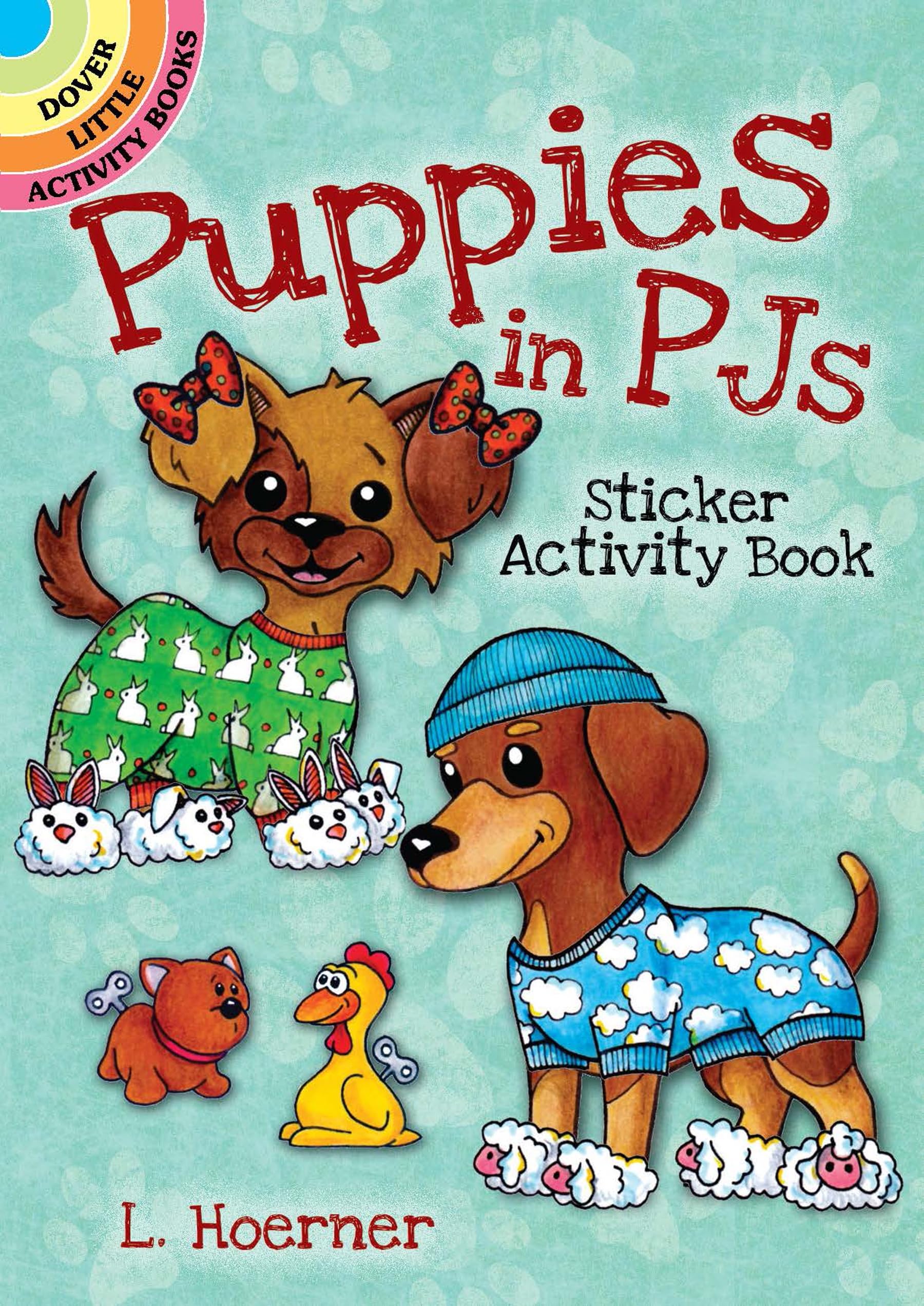 Puppies in PJs Sticker Activity Book (Dover Little Activity Books: Pets ...