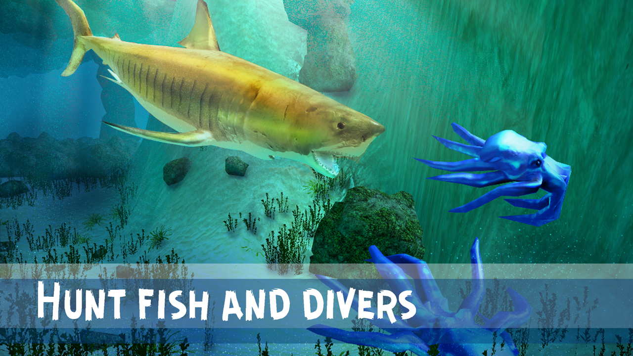 Tiger Shark Game: Ocean Monster Deadly Strike Beast Attack | Water ...