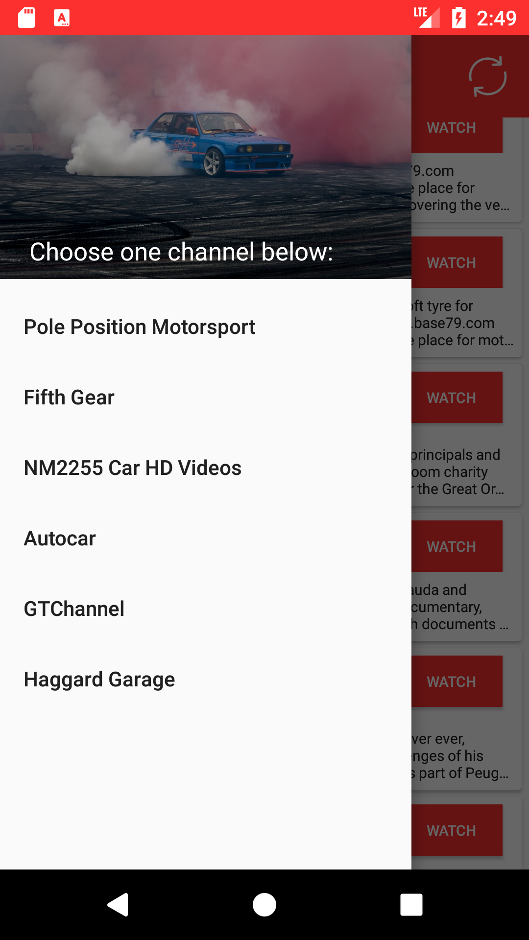 Race Car Tube - App on Amazon Appstore