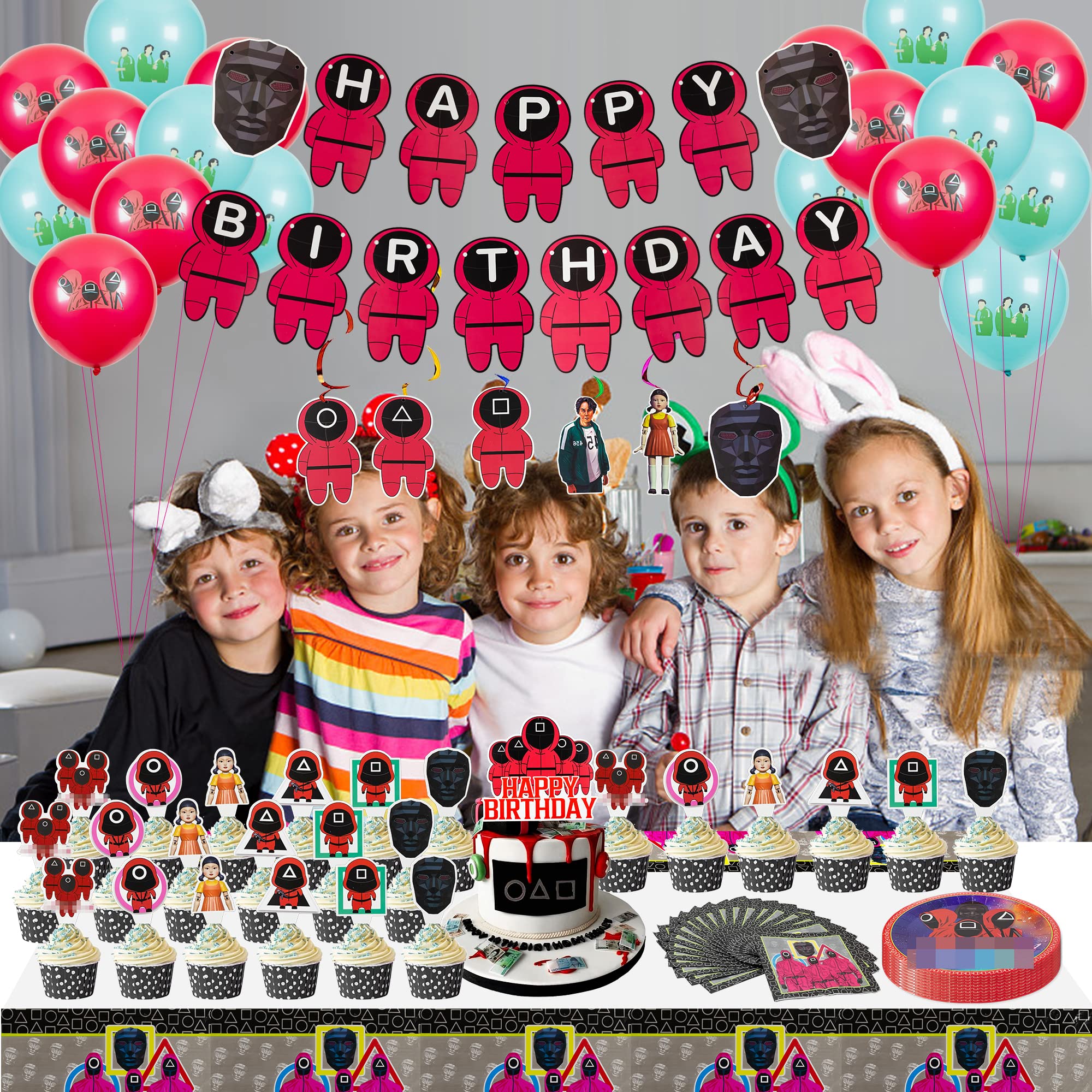 TV Game Birthday Party Decorations, TV Game Theme Party Supplies Set ...