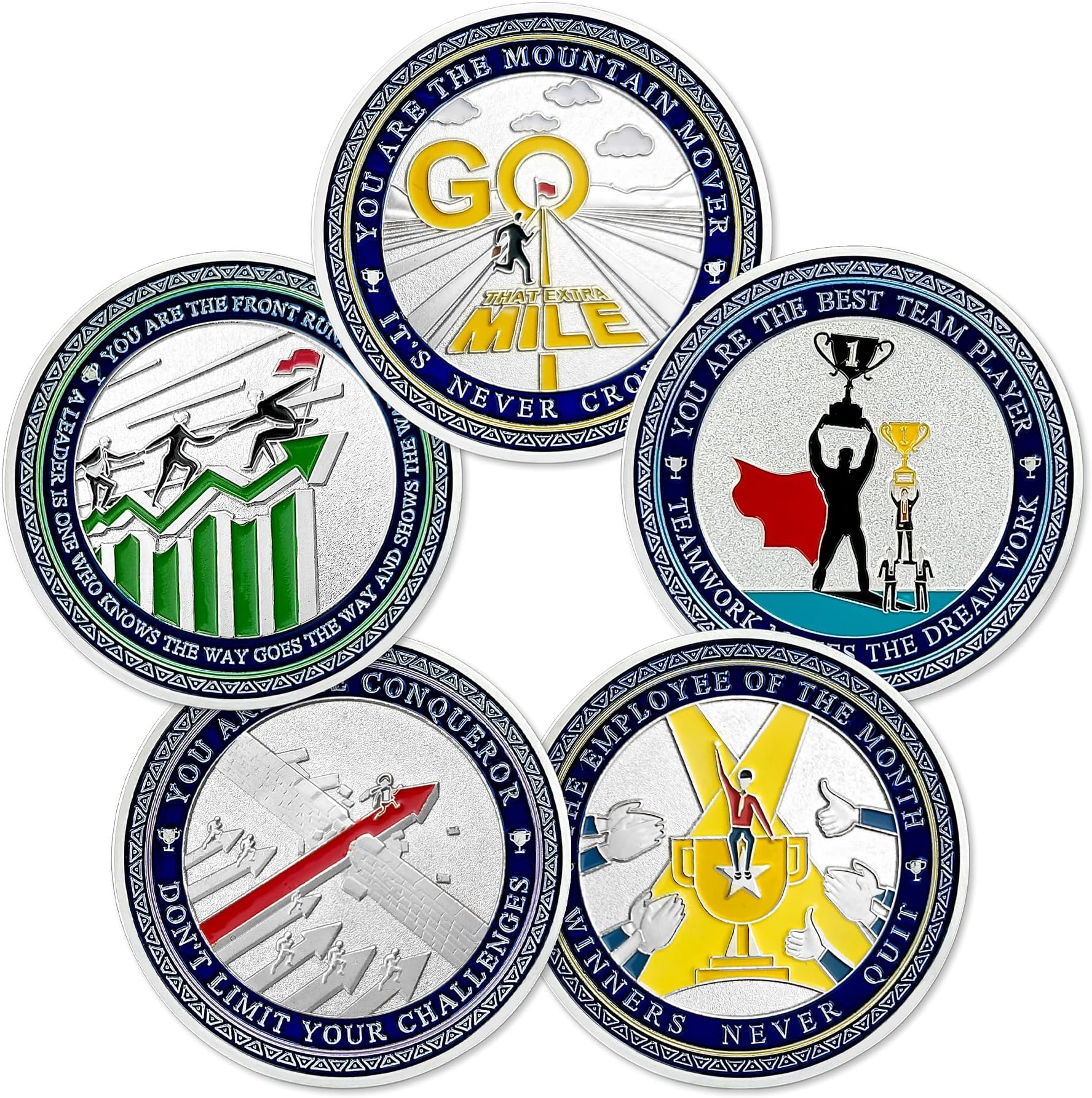 Amazon.com : BHealthLife 5 Pcs Employee Appreciation Coins Gift Set ...