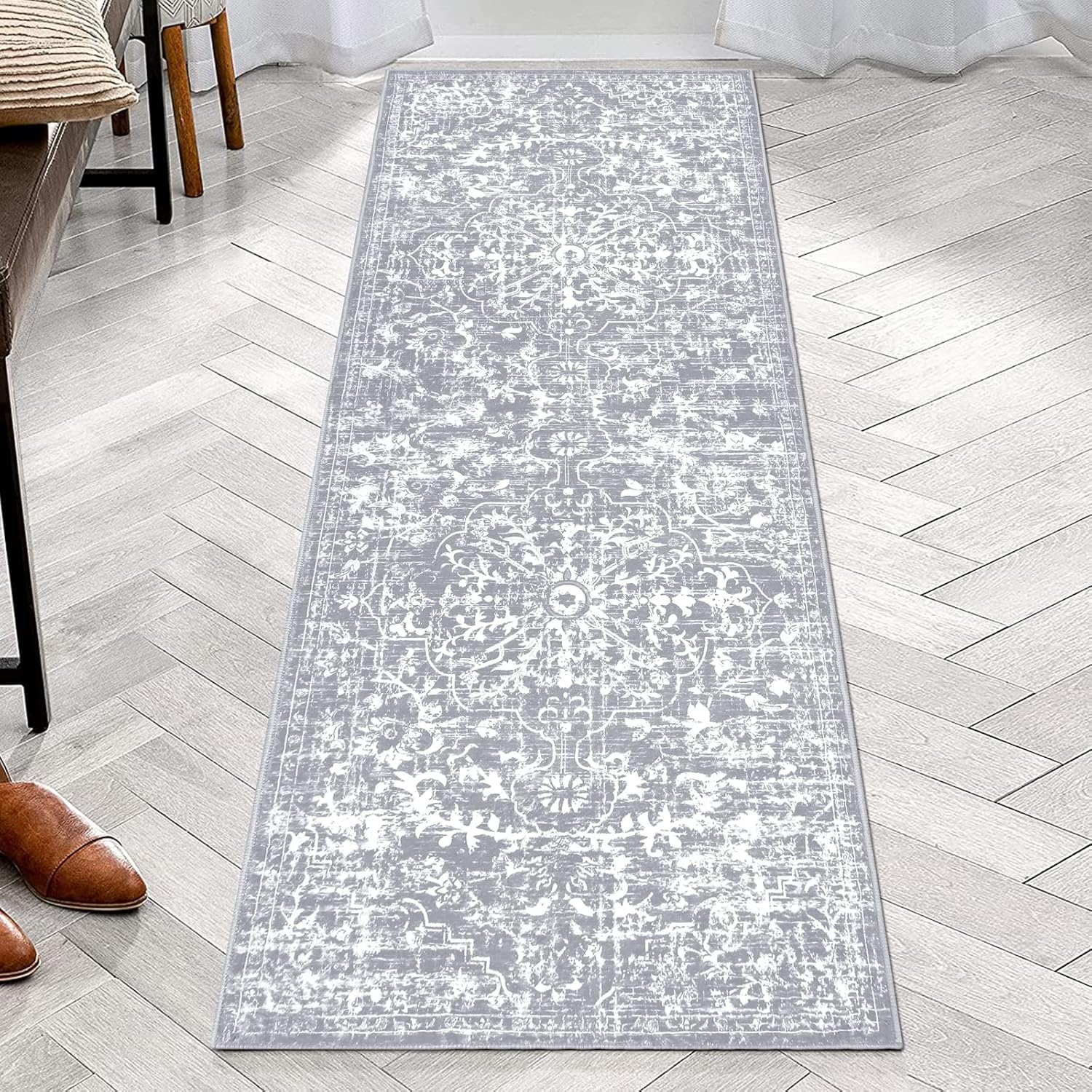 Amazon.com: Pauwer Farmhouse Runner Rug 2x6 Kitchen Washable Throw Rugs ...