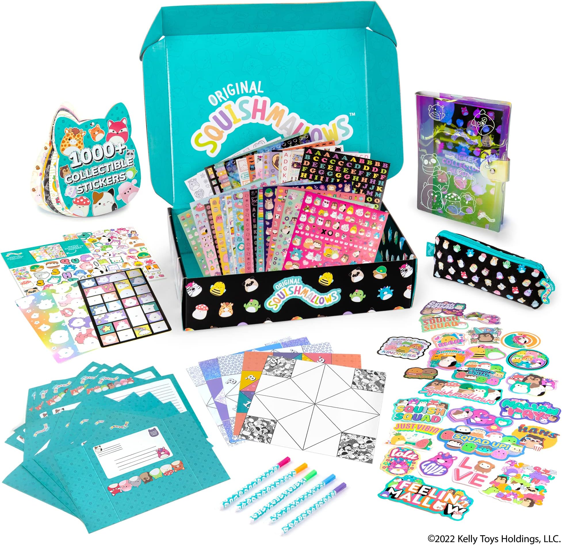 Amazon.com: SQUISHMALLOWS Ultimate On The Go Sticker Set, 10,000 ...