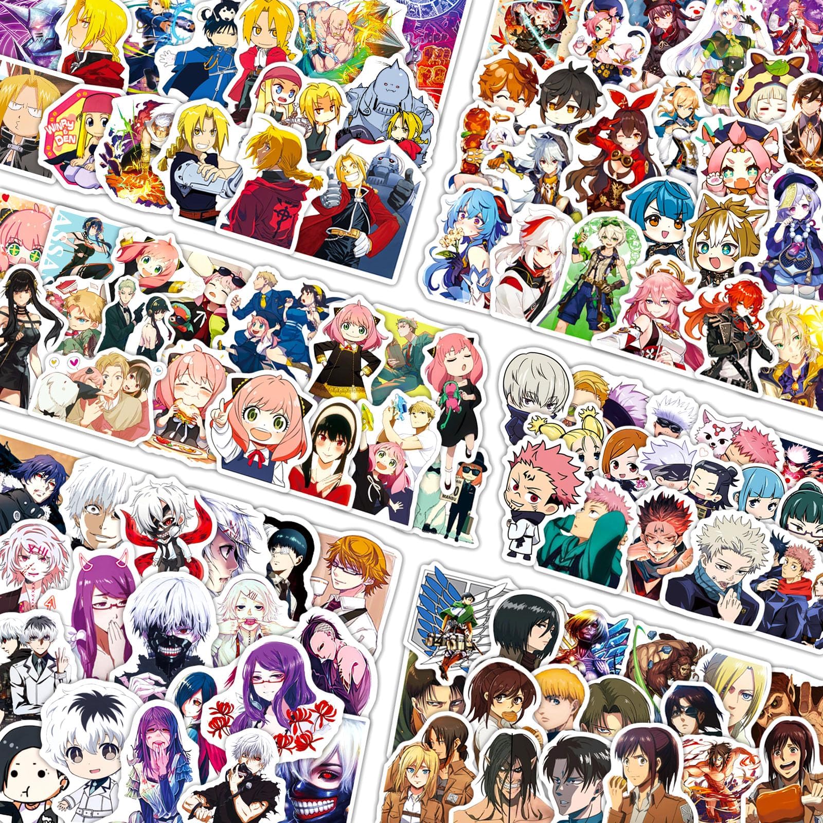 Amazon.com: Mega Anime Sticker Set for Teens - Bundle with 900+ Anime ...