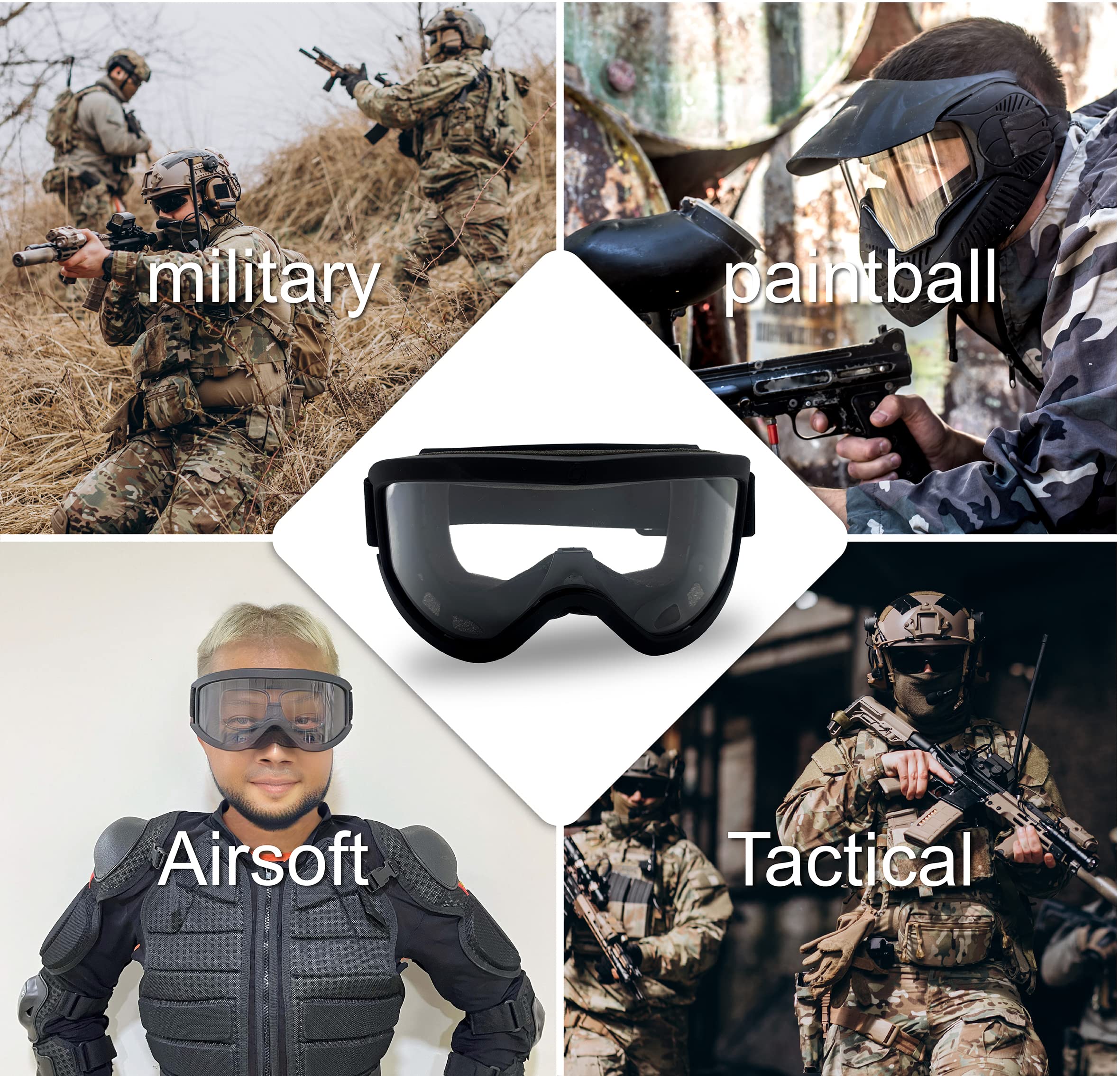 Snapklik.com : HUNTERSKY Safety Goggles Military Grade For Men And ...