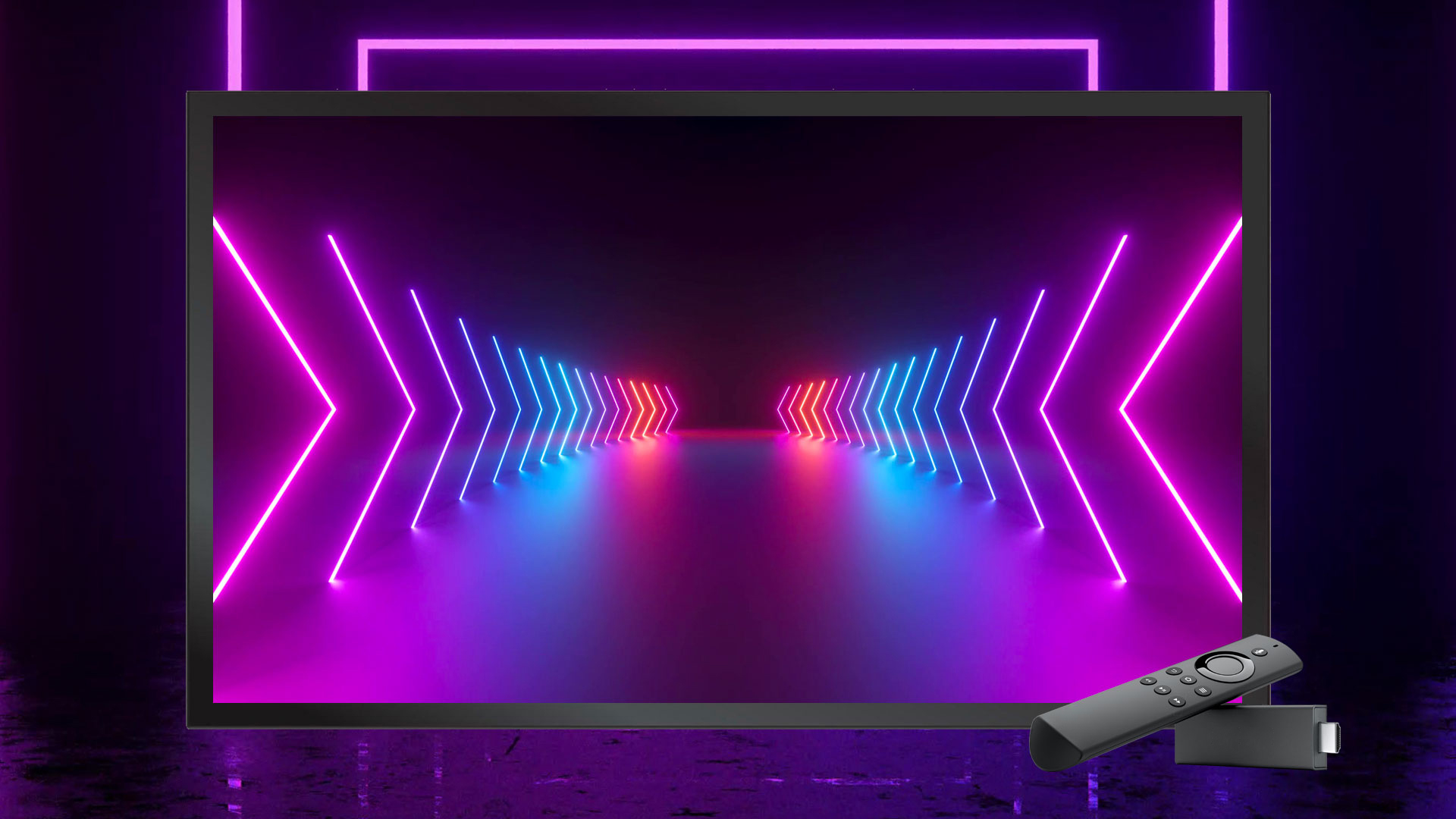 Meditation Neon Tranquility Spectrum - Pink Purple Abstract Background ...