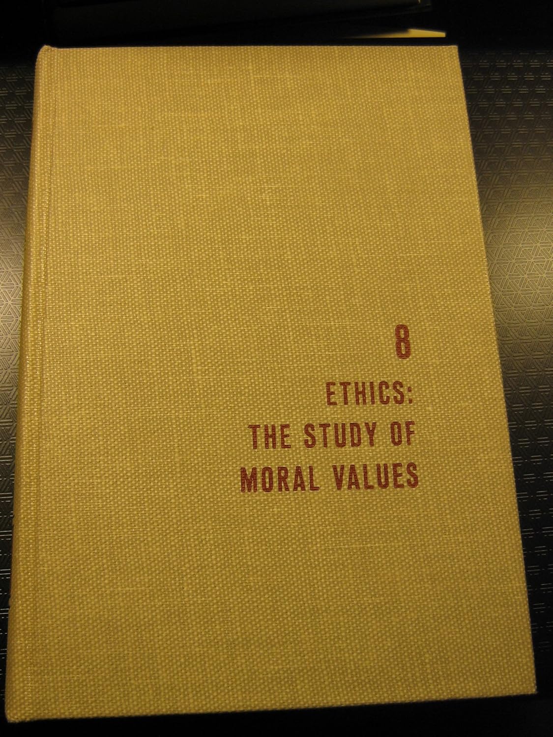 Ethics, the Study of Moral Values: Adler, Mortimer J. & Seymour Cain ...