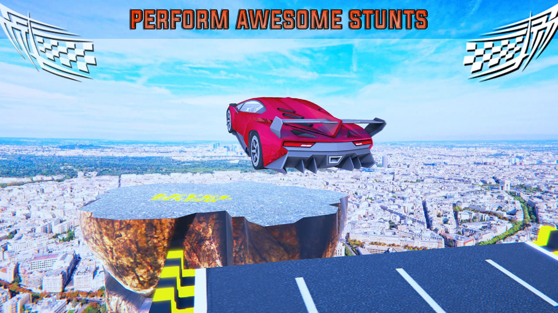 Extreme Car Driving Stunts Super car Game: Impossible Tracks Racing ...