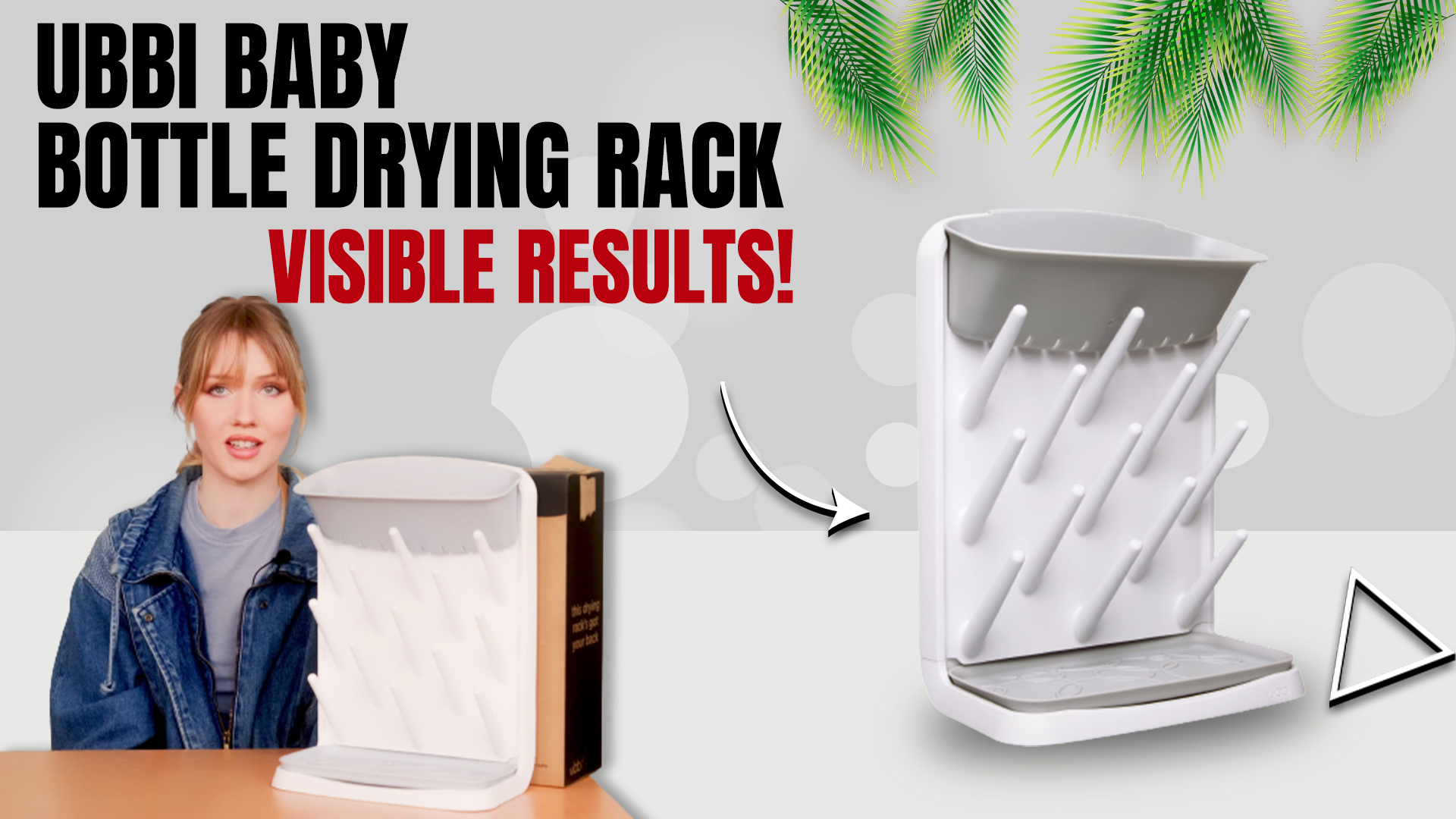 Snapklik.com : Ubbi Vertical Baby Bottle Drying Rack