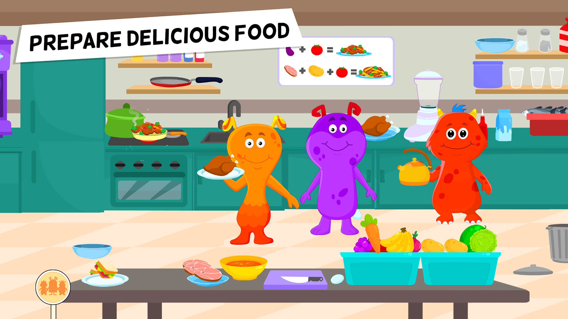 My Monster Town: Restaurant Cooking Games for Kids - App on the Amazon ...