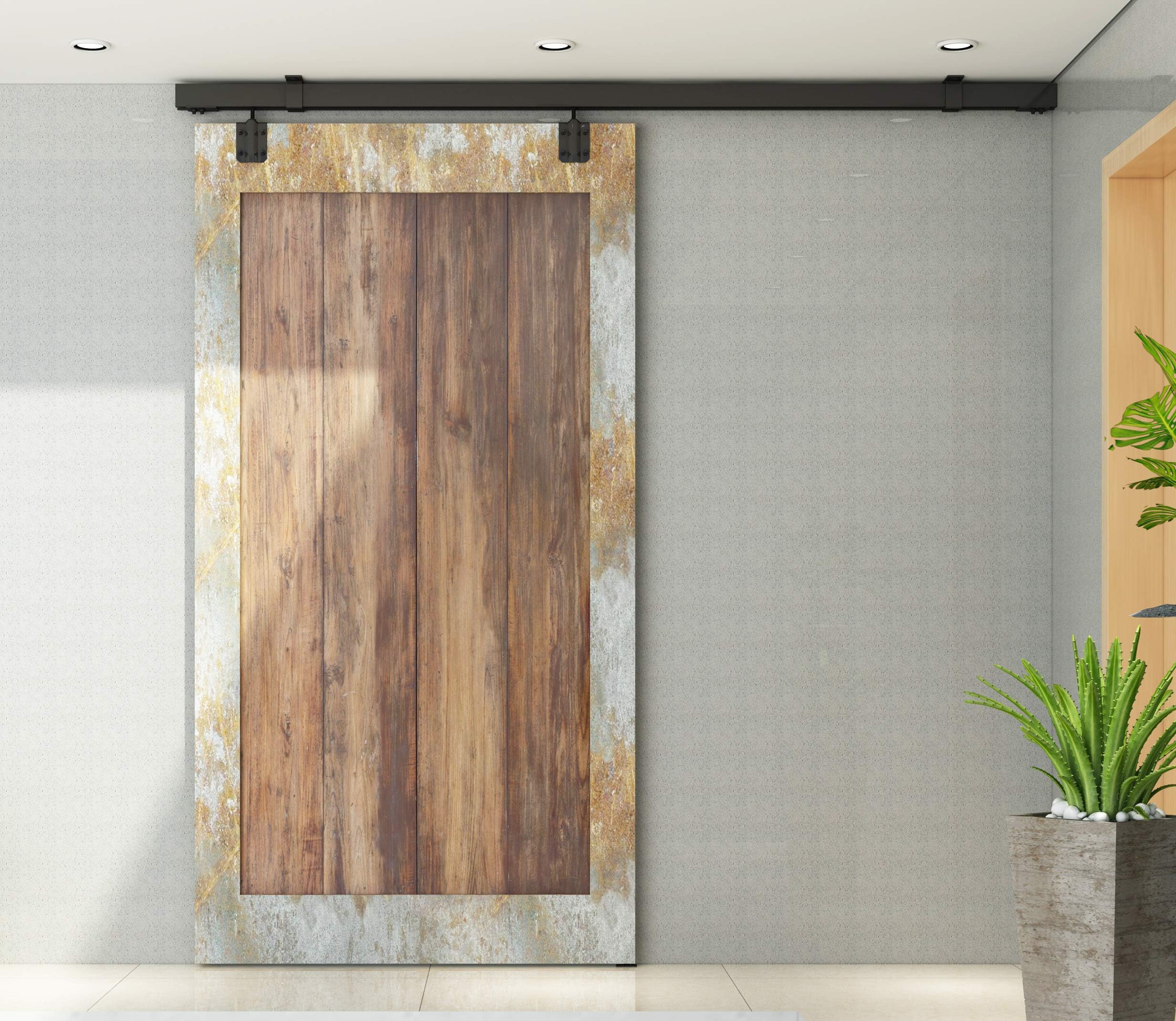 Amazon.com: DIYHD 6.6FT Brushed Stainless Steel Ceiling Mount Sliding ...