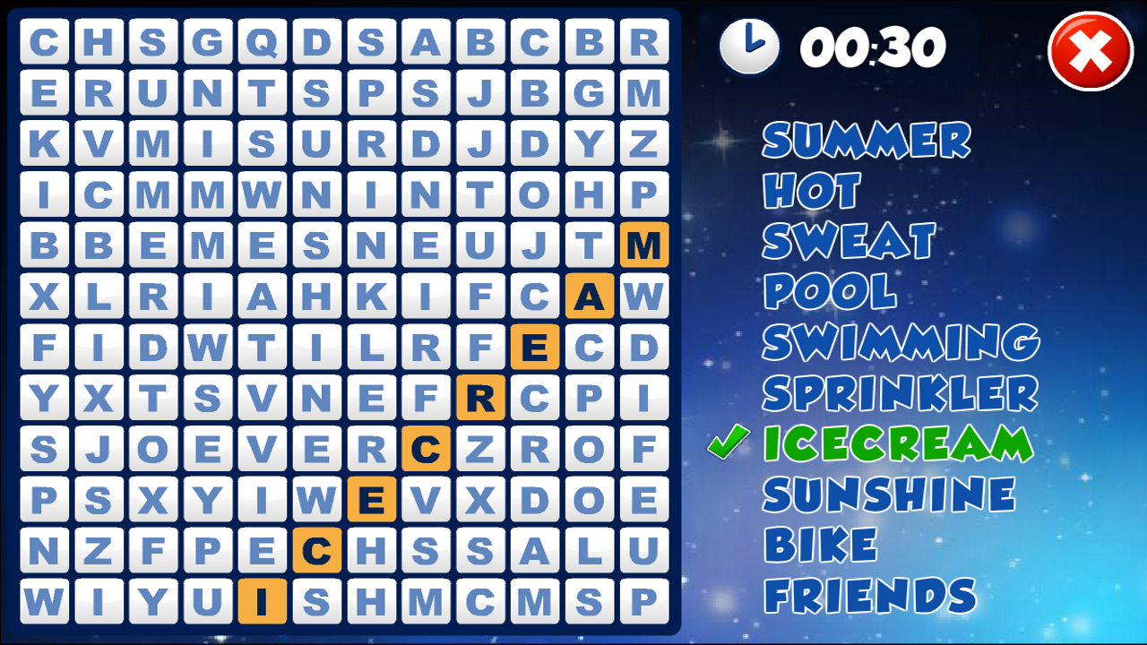 Word Search Deluxe HD FREE - App on Amazon Appstore
