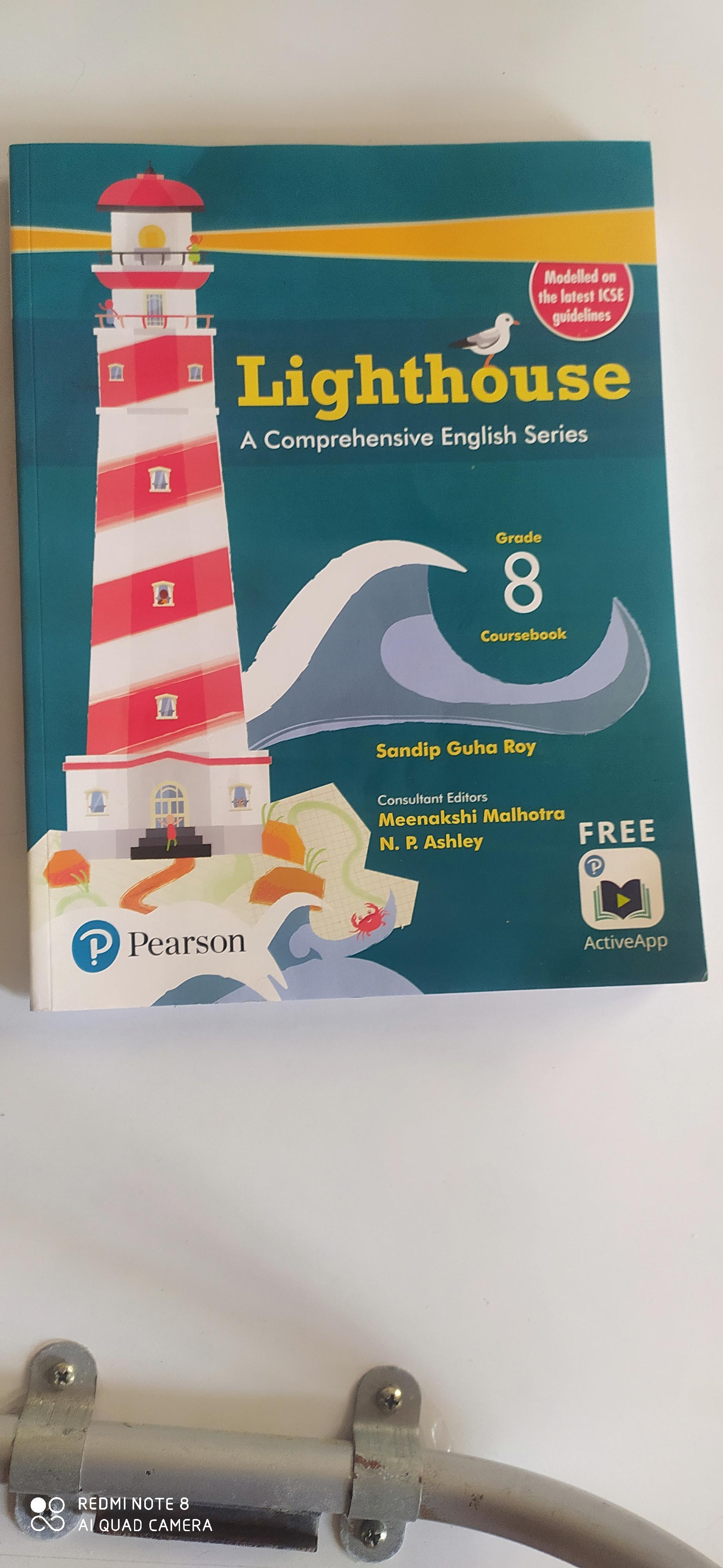 Lighthouse: English Course Book | ICSE | Class Eighth | First Edition | By Pearson : Sandip ...