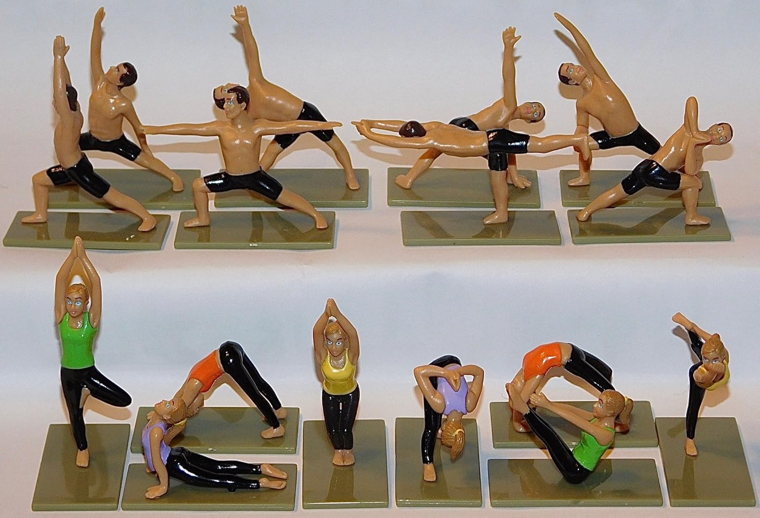 Amazon.com: Yoga Figurines 3D Yogis and Yoginis Box of Poses : Toys & Games