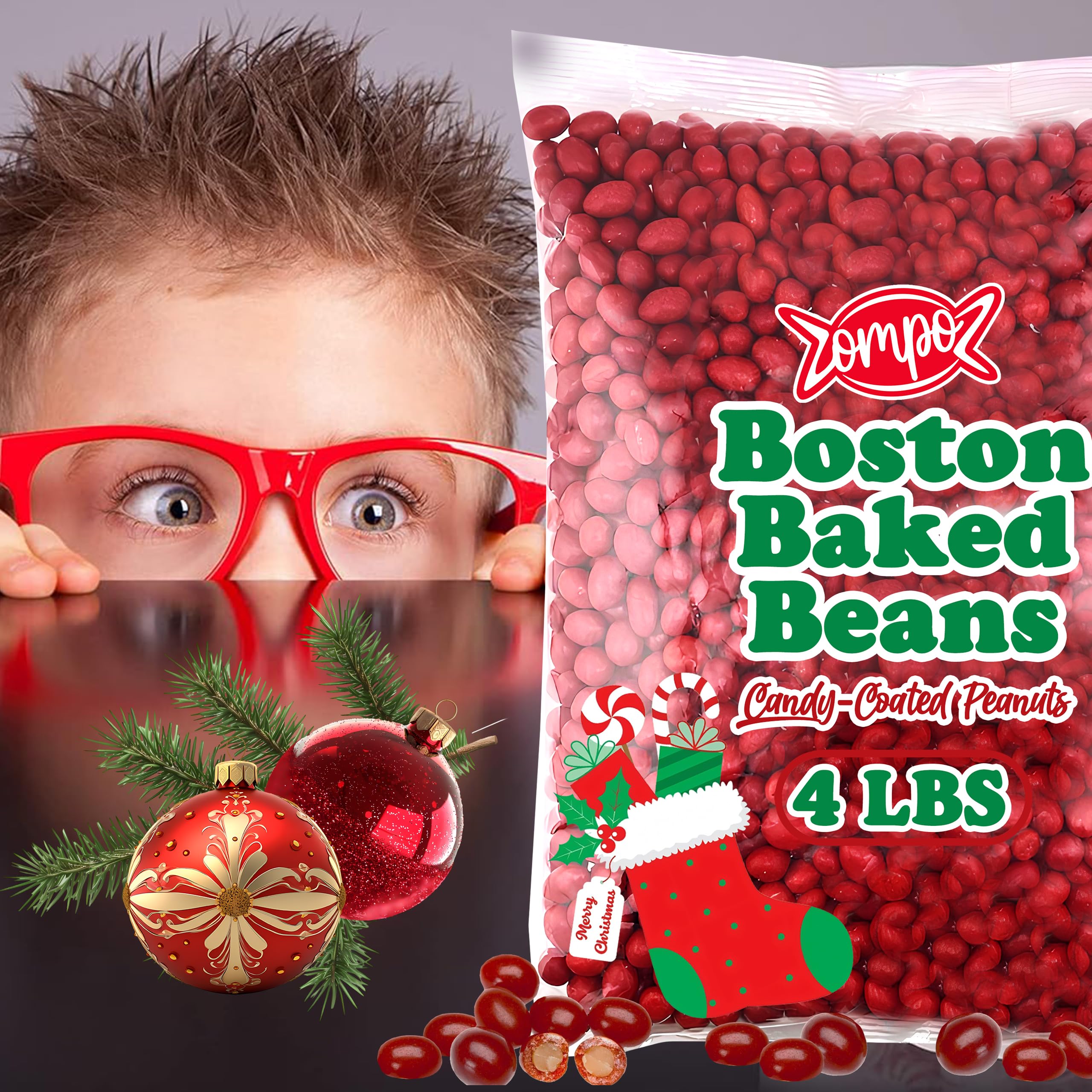 Snapklik.com : Baked Beans Candy Coated Peanuts, 4 Lbs Bulk Peanut ...