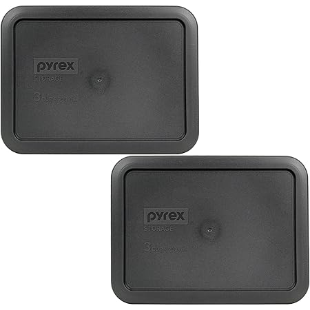 Amazon.com: Pyrex 7210-PC Jet Gray Plastic Rectangle Replacement ...