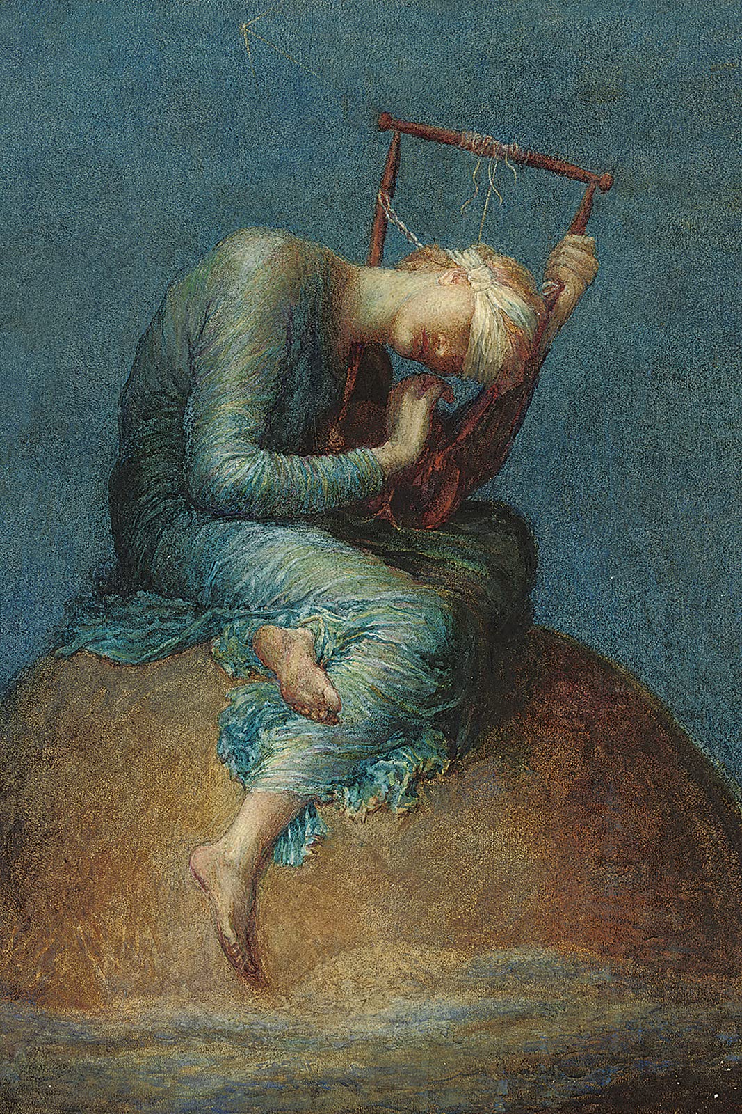 George Frederic Watts Hope Hope By George Frederic Watts 1886 Framed
