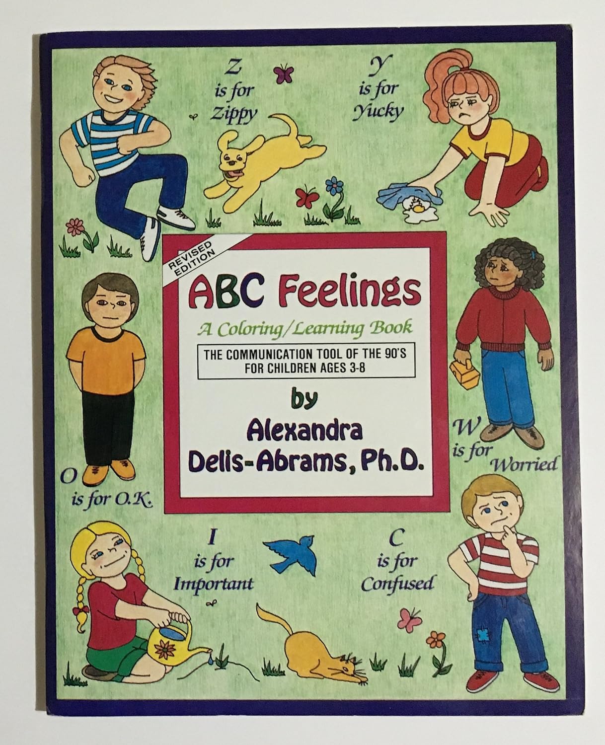 ABC Feelings: A Learning/Coloring Book : Abrams, Alexandra Delis ...