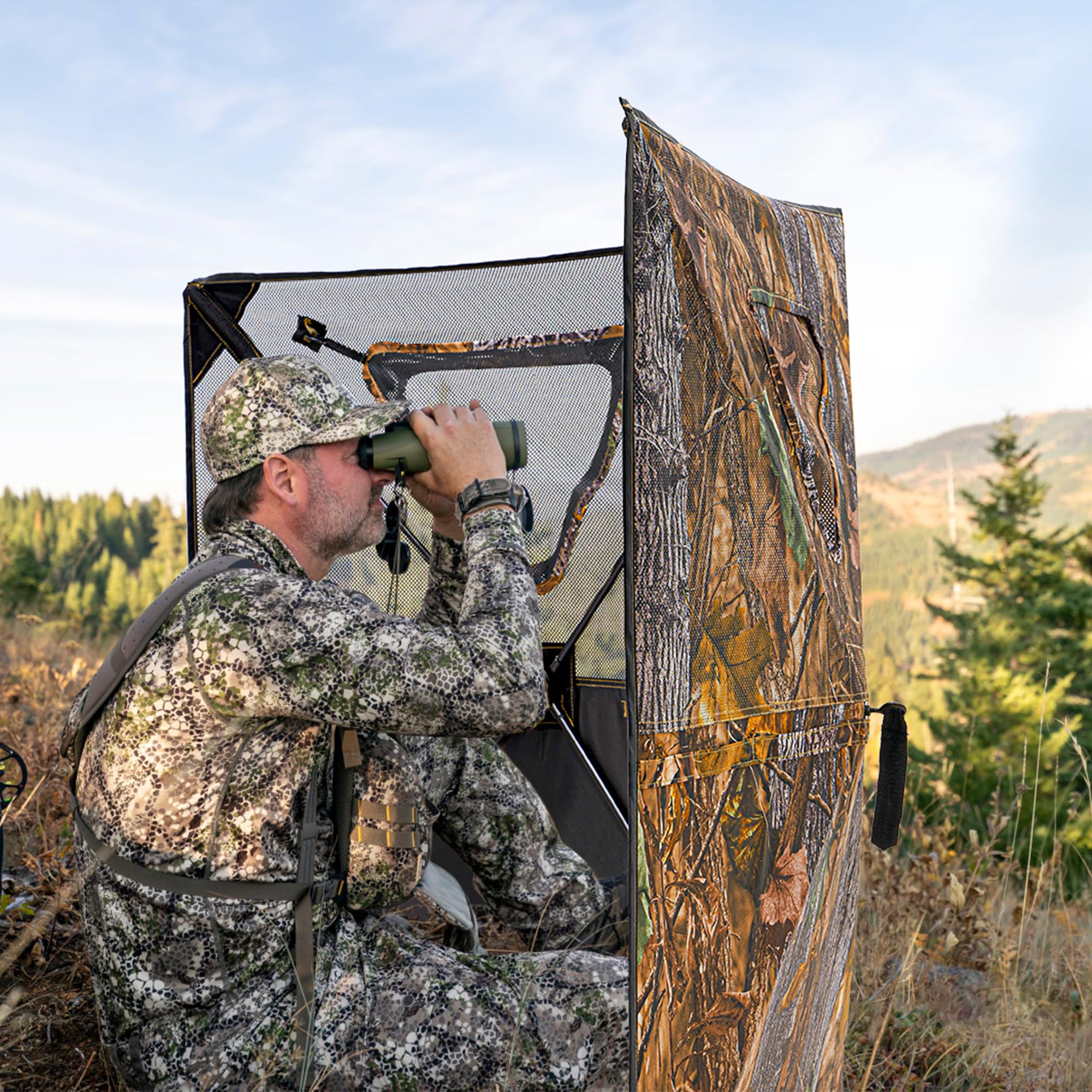 Snapklik.com : RPNB Hunting Blind, Two-Panel Easy Setup Ground Hunting ...