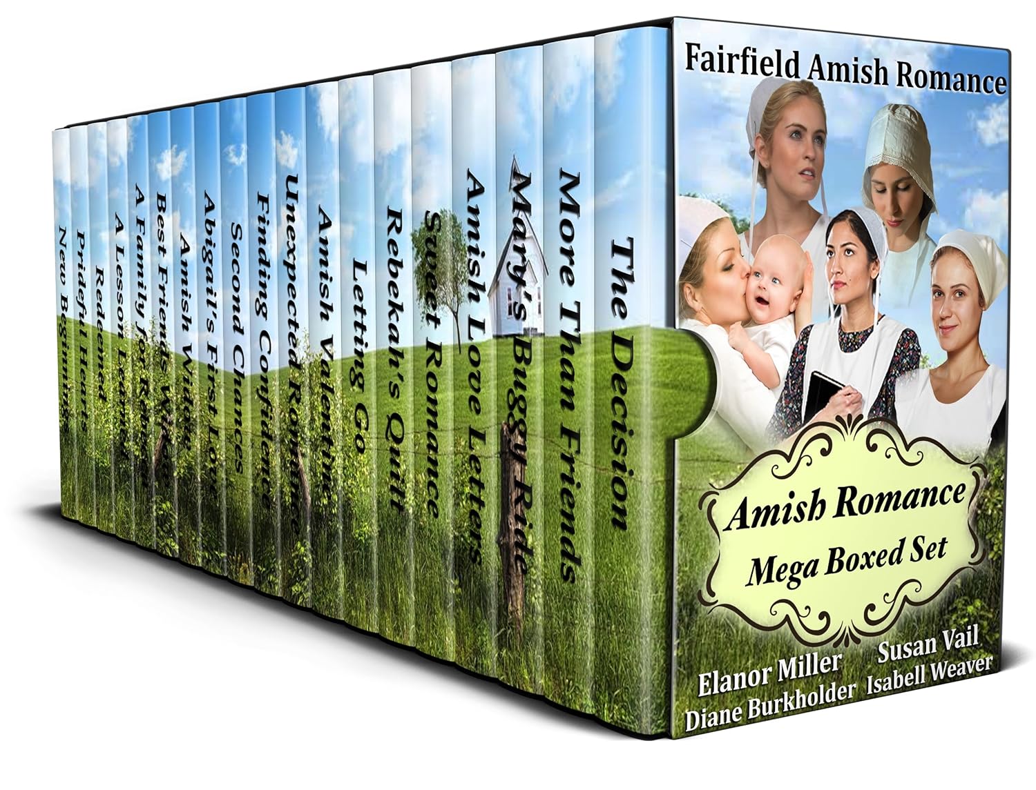 Amazon.com: Amish Romance Mega Boxed Set eBook : Miller, Elanor, Vail ...