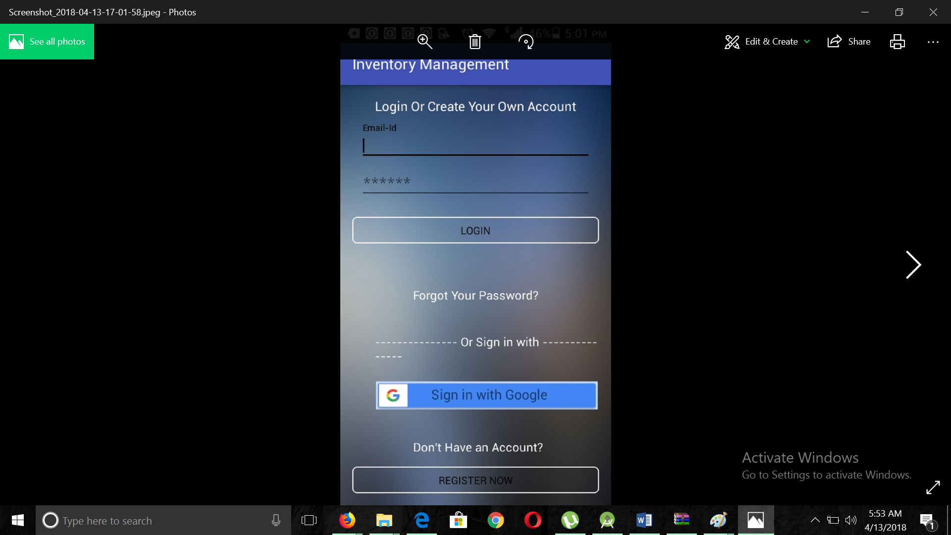 Inventory management system - App on Amazon Appstore