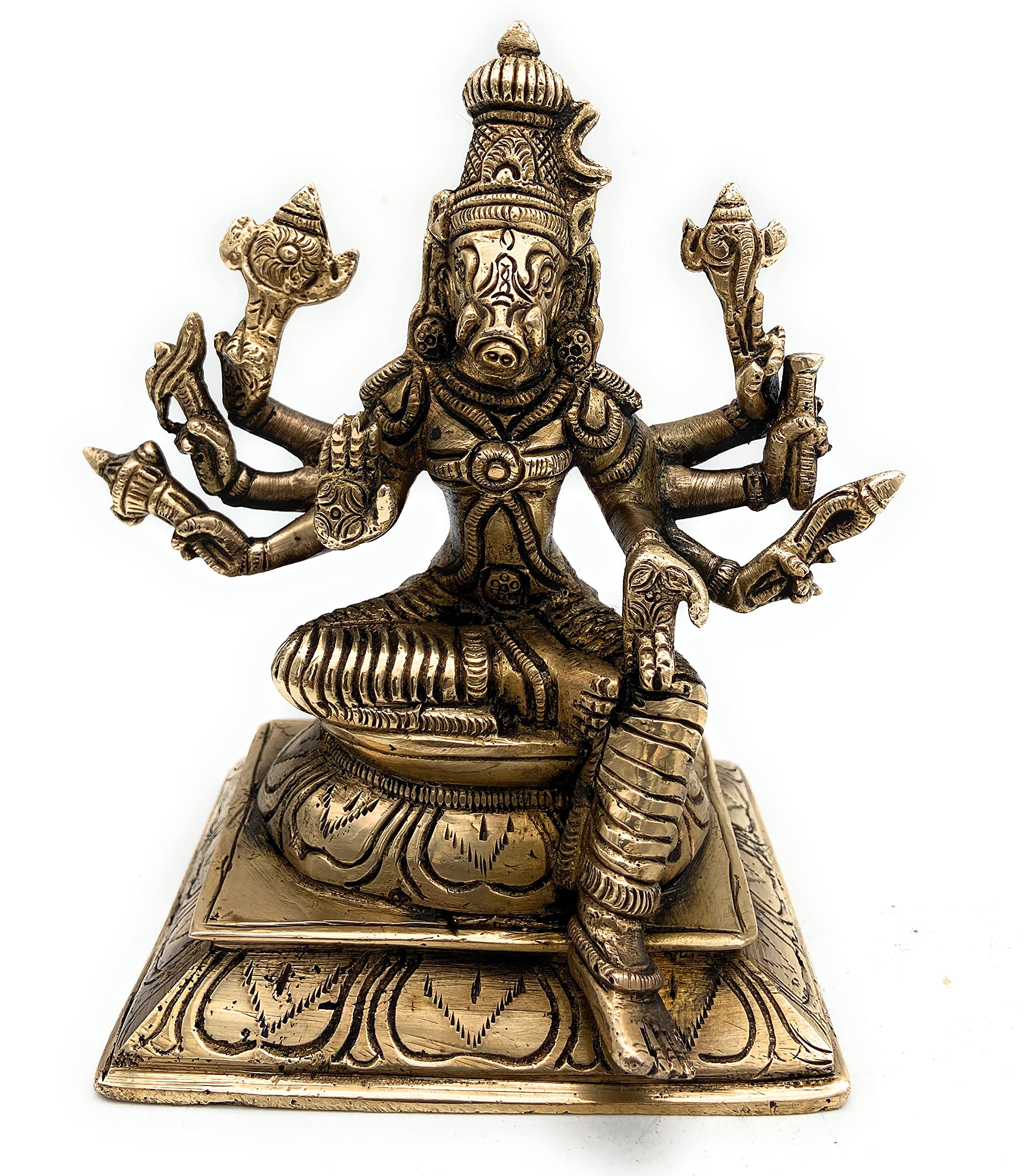 Buy Bhunes Brass Varahi Devi | Varahi Idols | Varaha | Matrikas ...