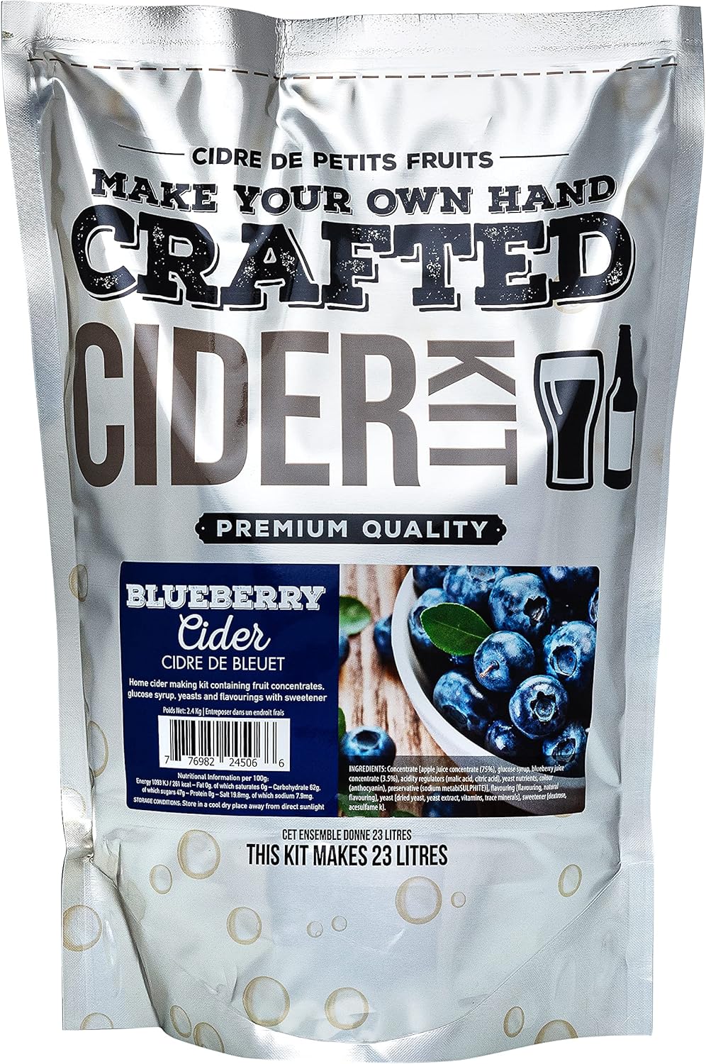 Amazon.com: ABC Crafted Series Cider Making Kits (Blueberry) : Grocery ...
