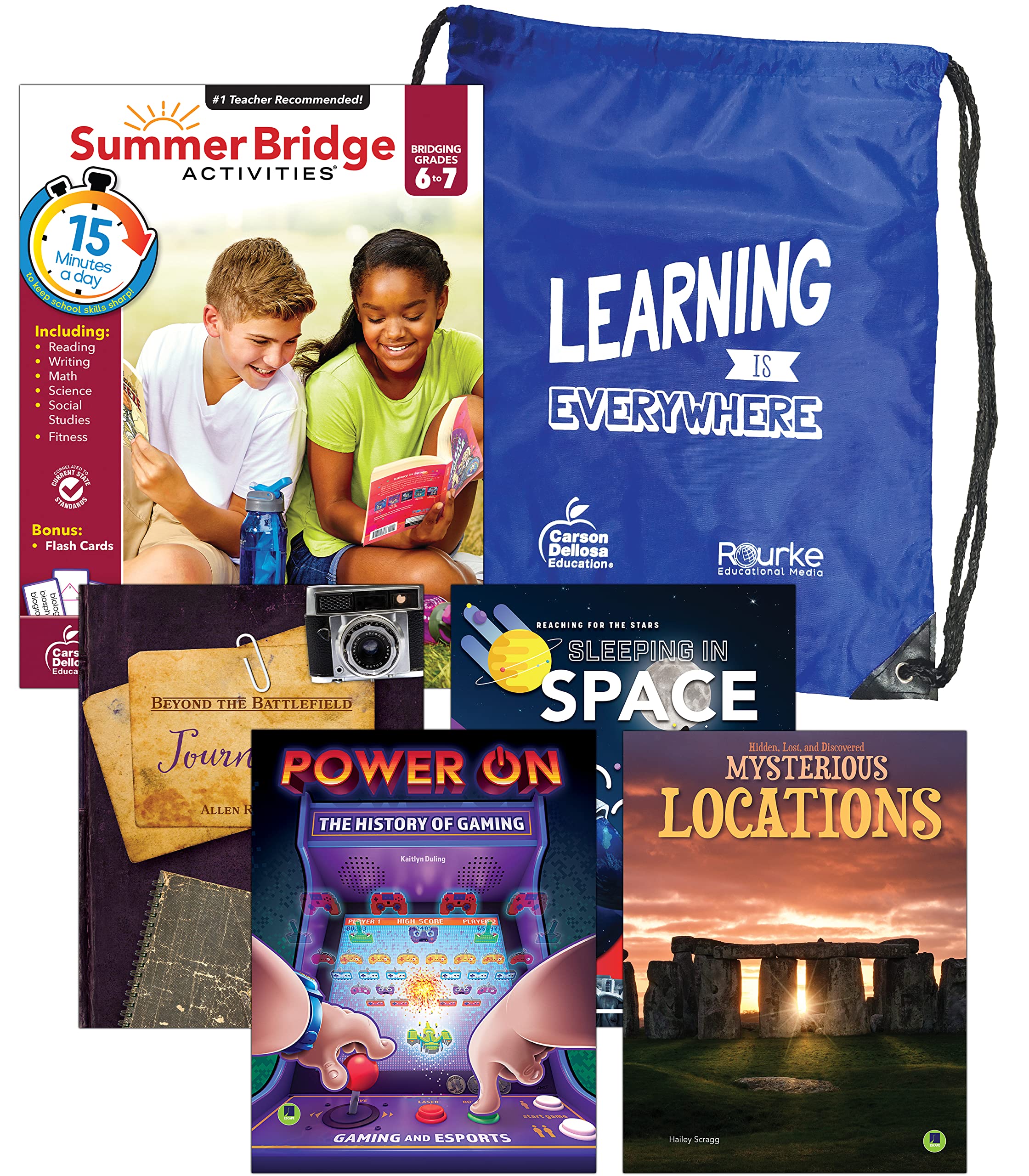 Amazon.com: Summer Bridge Activities 6-7 Bundle, Ages 11-12, Math ...