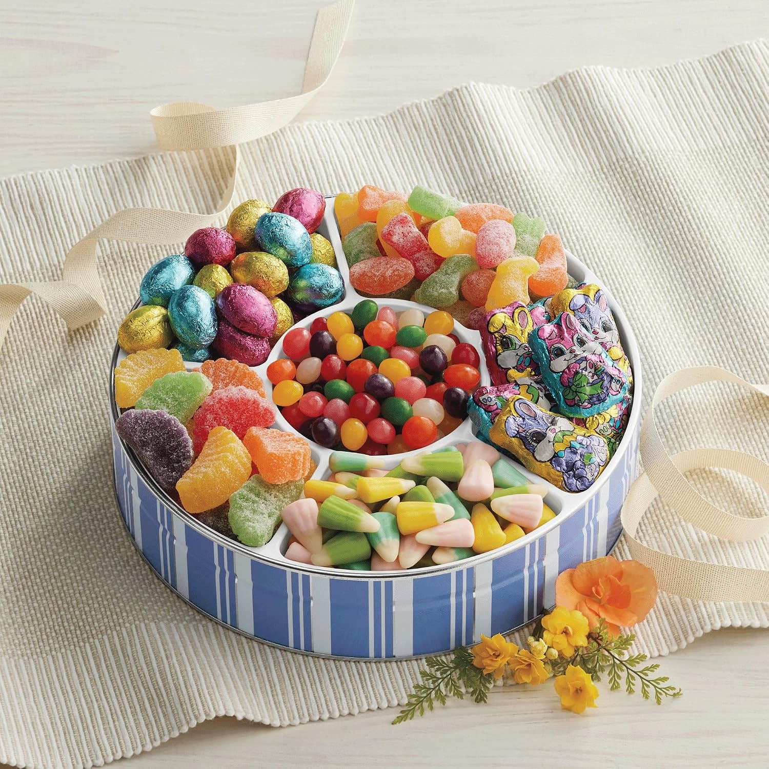 Amazon.com : The Swiss Colony Spring Candy Tin Easter Gift - Easter ...