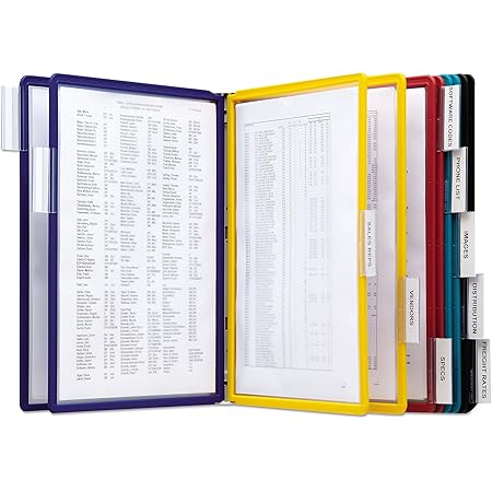 Amazon.com : DURABLE Wall Mounted Reference System, 10 Double-Sided ...