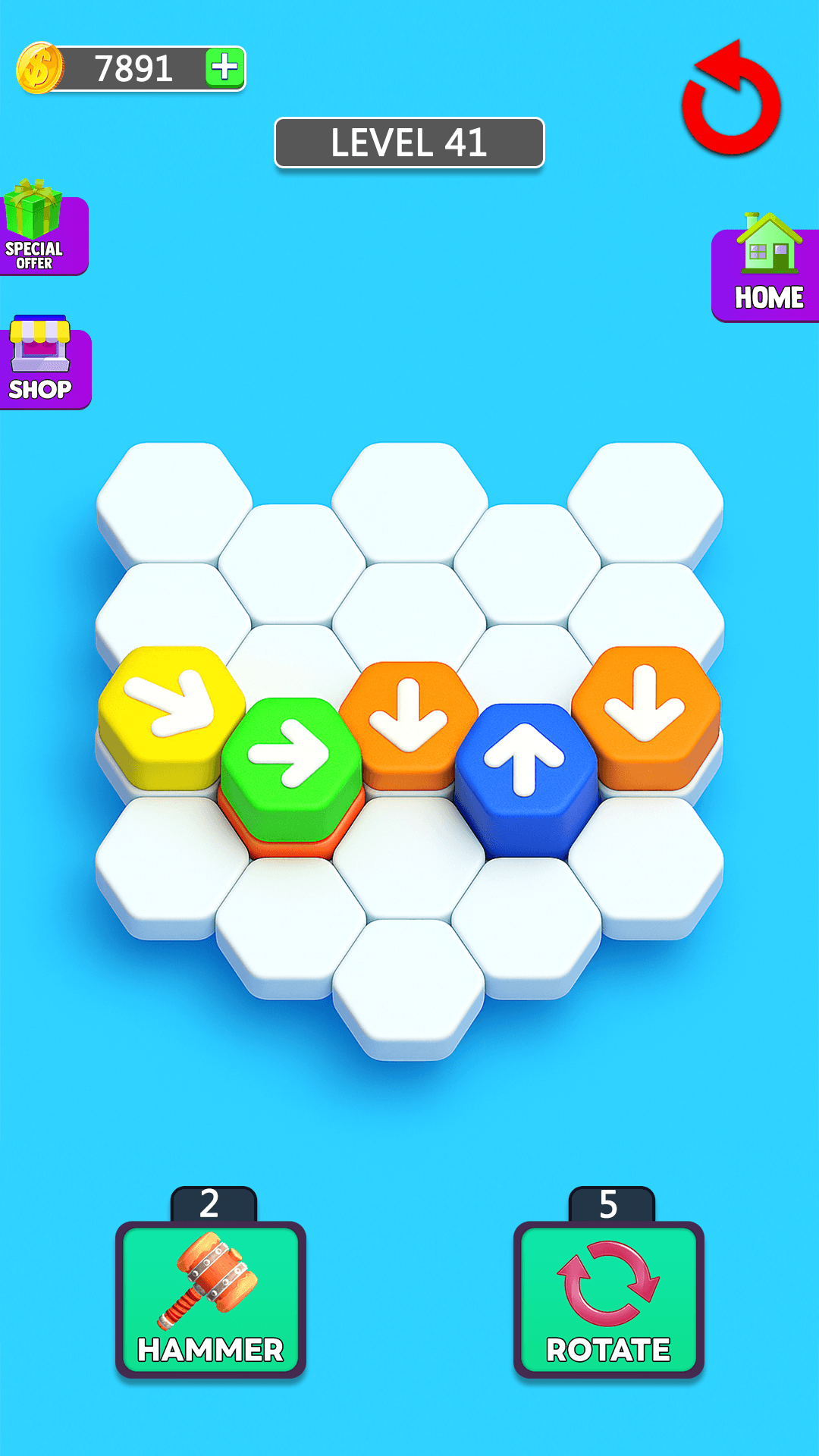 Hexa Block Puzzle Take Away Tapping Master: Hexa_Blocks Color Sorting ...