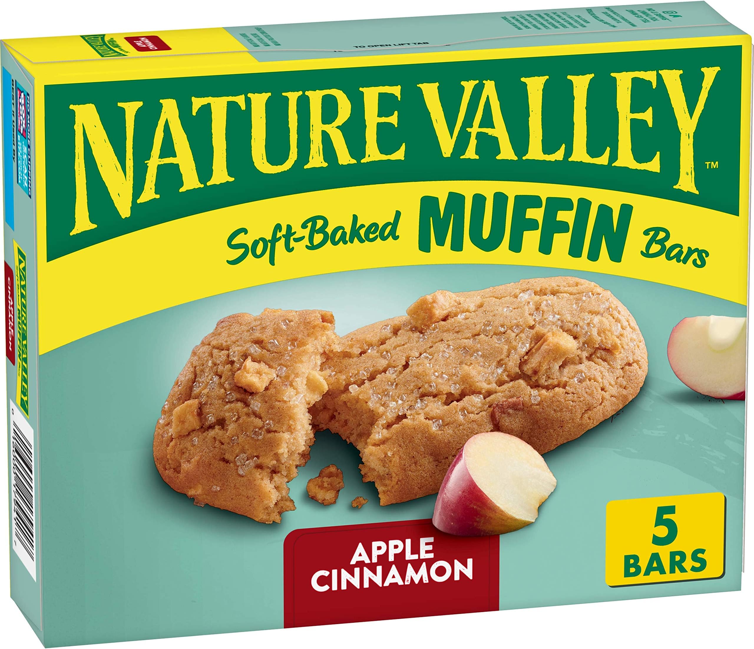 Amazon.com: Nature Valley Soft-Baked Muffin Bars, Apple Cinnamon, Snack ...