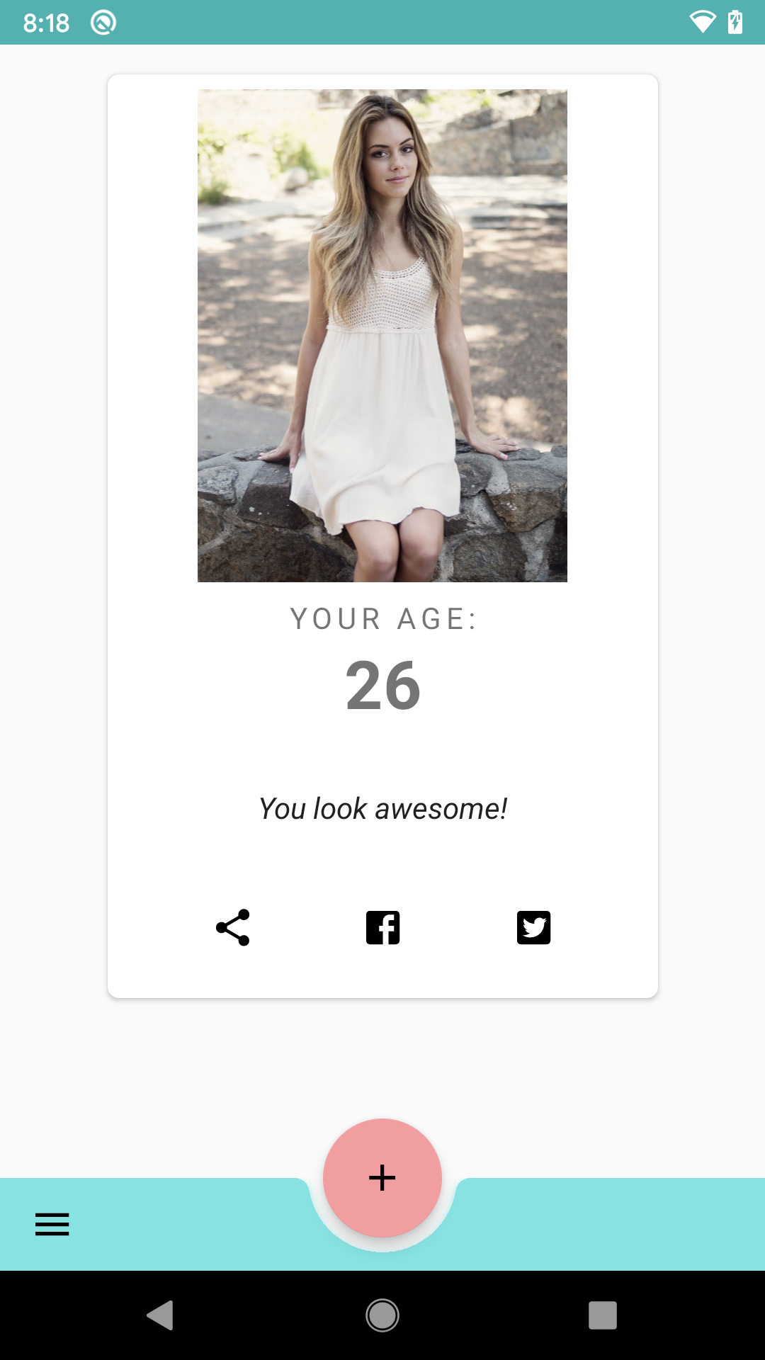 FaceAge - How Old do I look. Find out how old you look using your ...