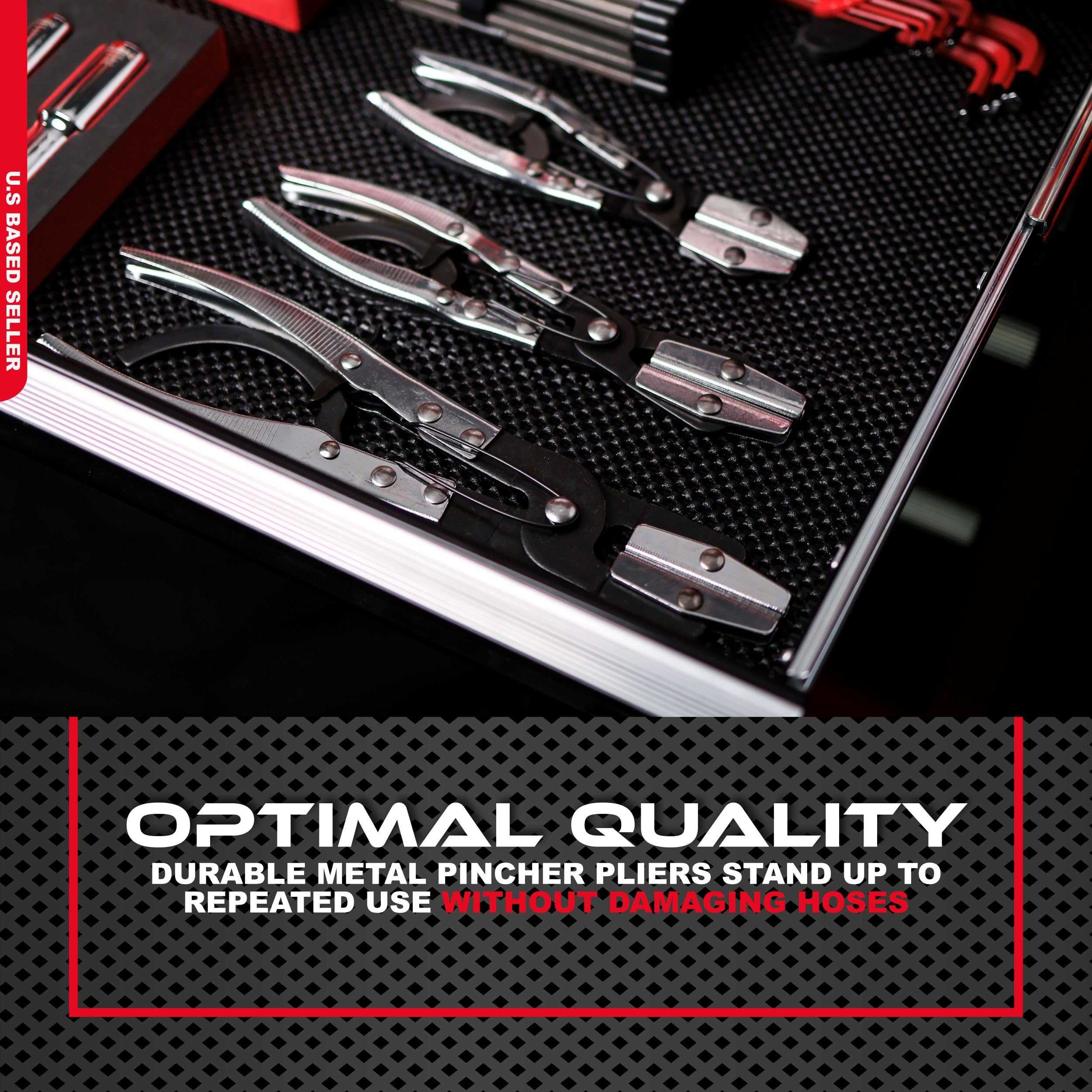 Snapklik.com : ABN Hose Pincher Pliers 3-Piece Crimping Pinch-Off Tool ...