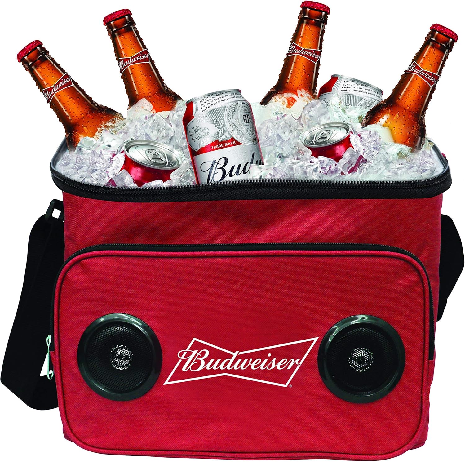Amazon.com: Budweiser Soft Cooler Bluetooth Speaker Portable Travel ...