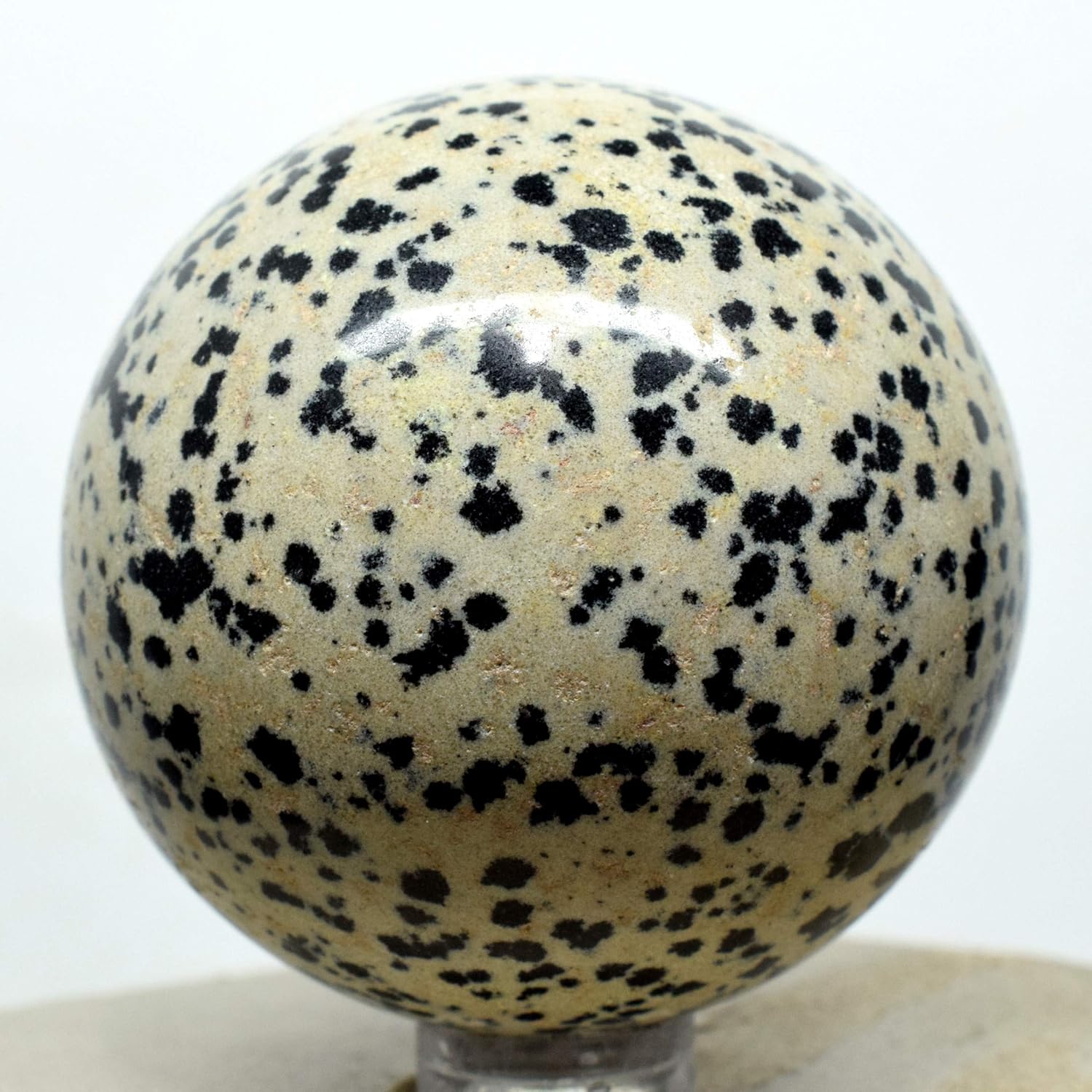 Amazon.com: 2.2" Dalmation Jasper Sphere Natural Dalmatine Crystal Ball ...