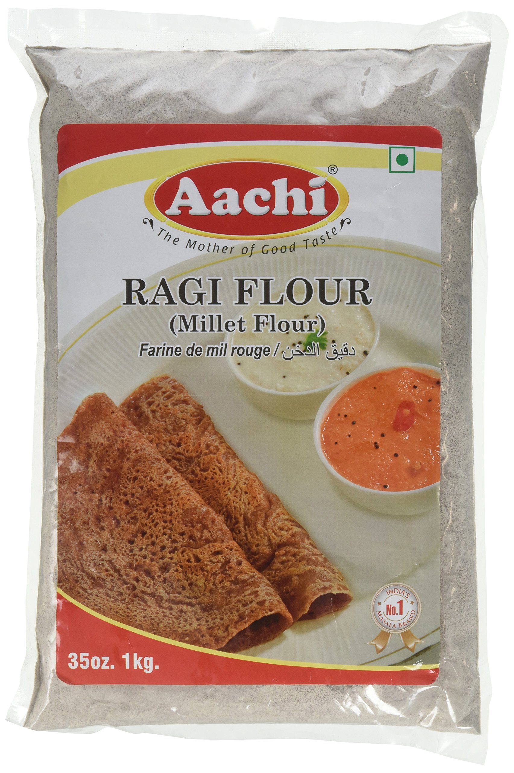 Amazon.com : Aachi Ragi Flour 1kg : Flour And Meals : Grocery & Gourmet ...